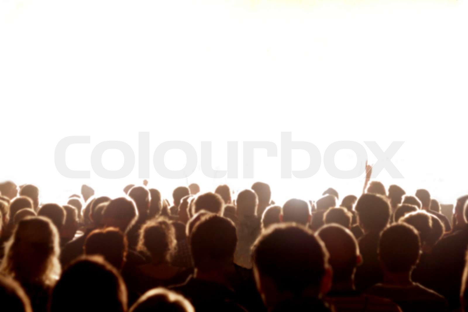 Crowd at concert | Stock image | Colourbox