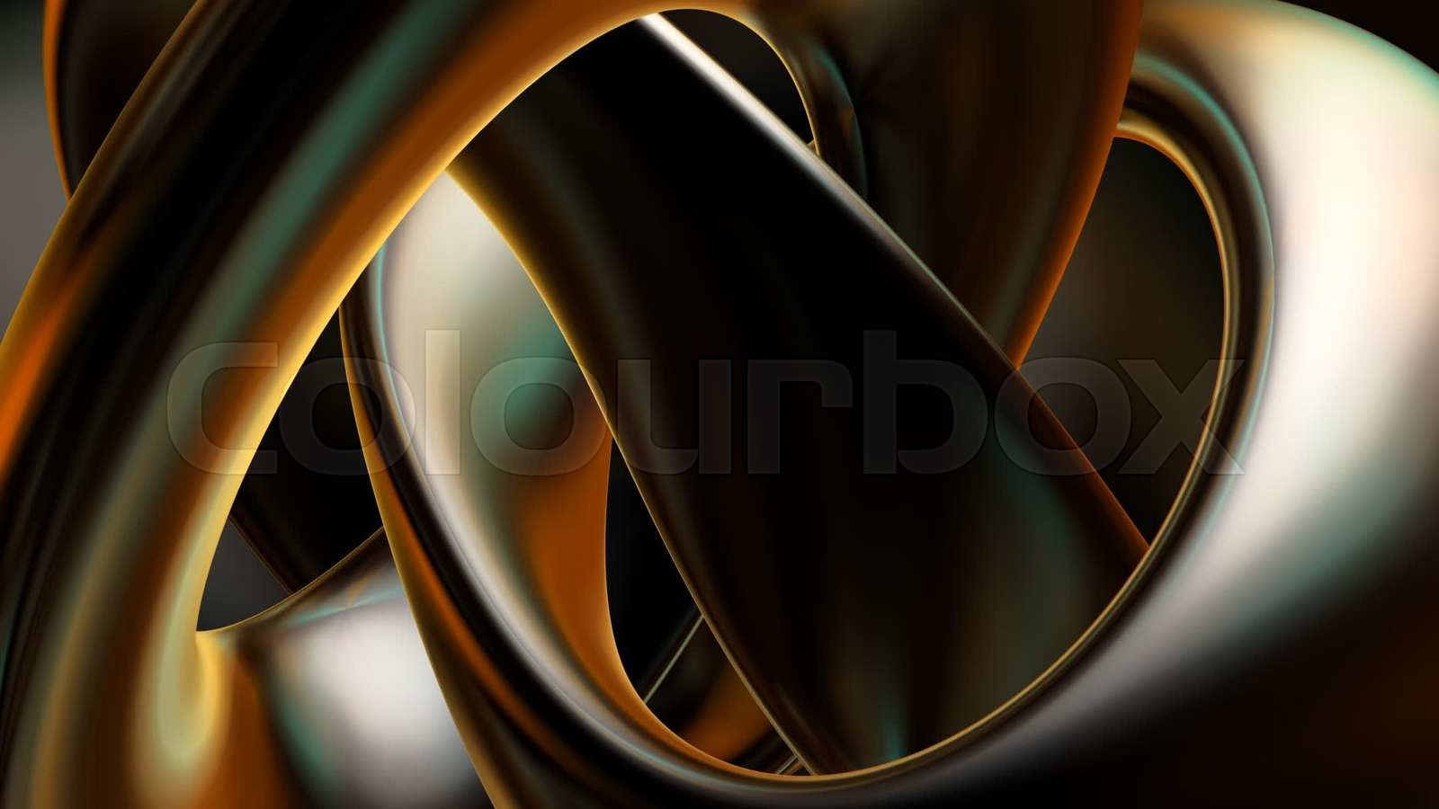 Motion chrome reflection loop | Stock video | Colourbox