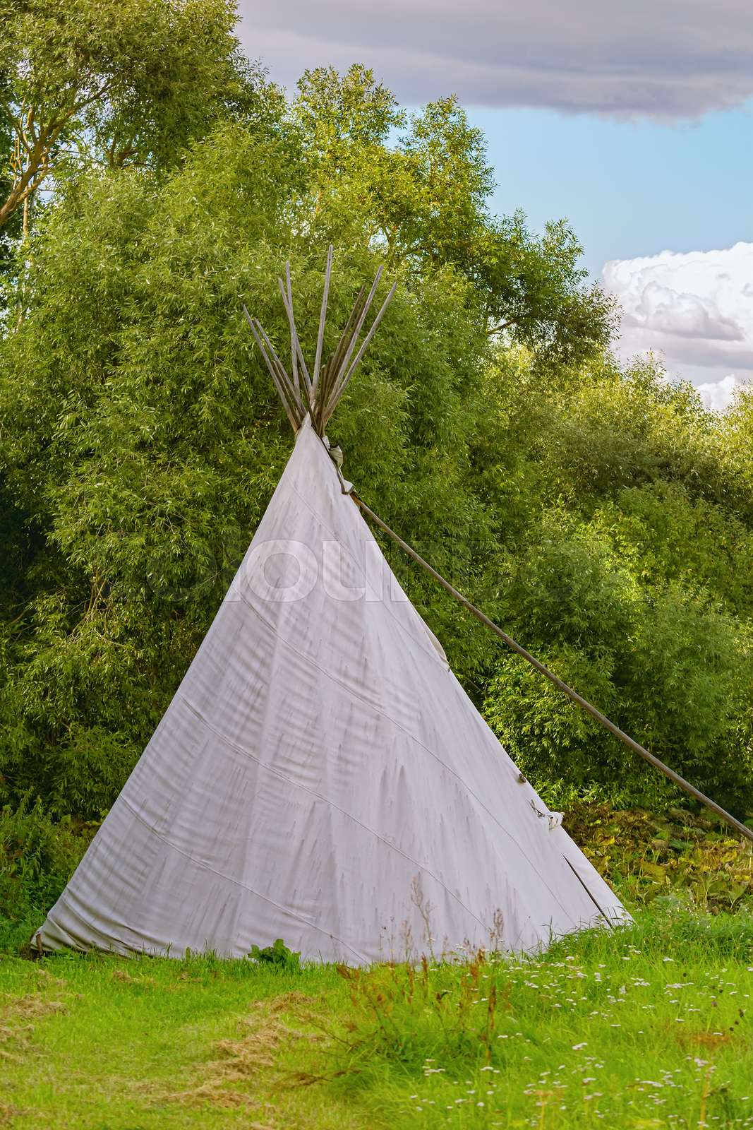 Yurt bell tent teepee wigwam | Stock image | Colourbox