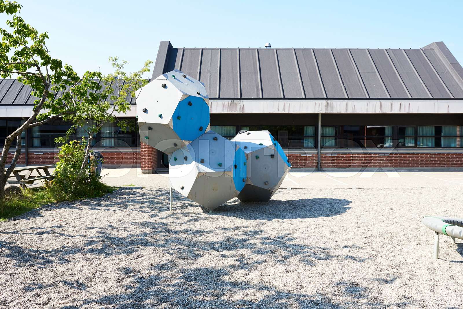 climbing playground equipment for young kids | Stock image | Colourbox