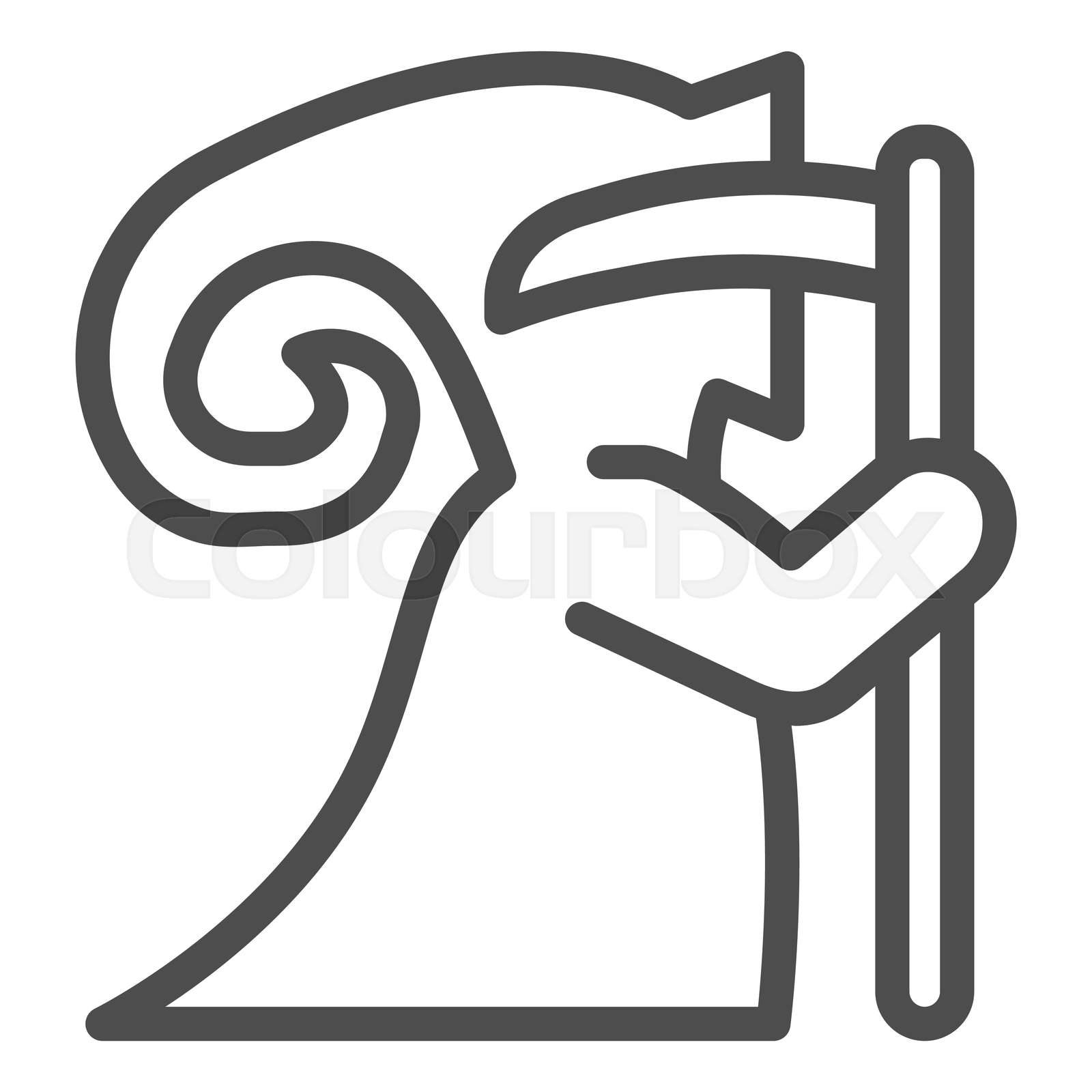 reaper, seele, dämon | Stock-Vektor | Colourbox