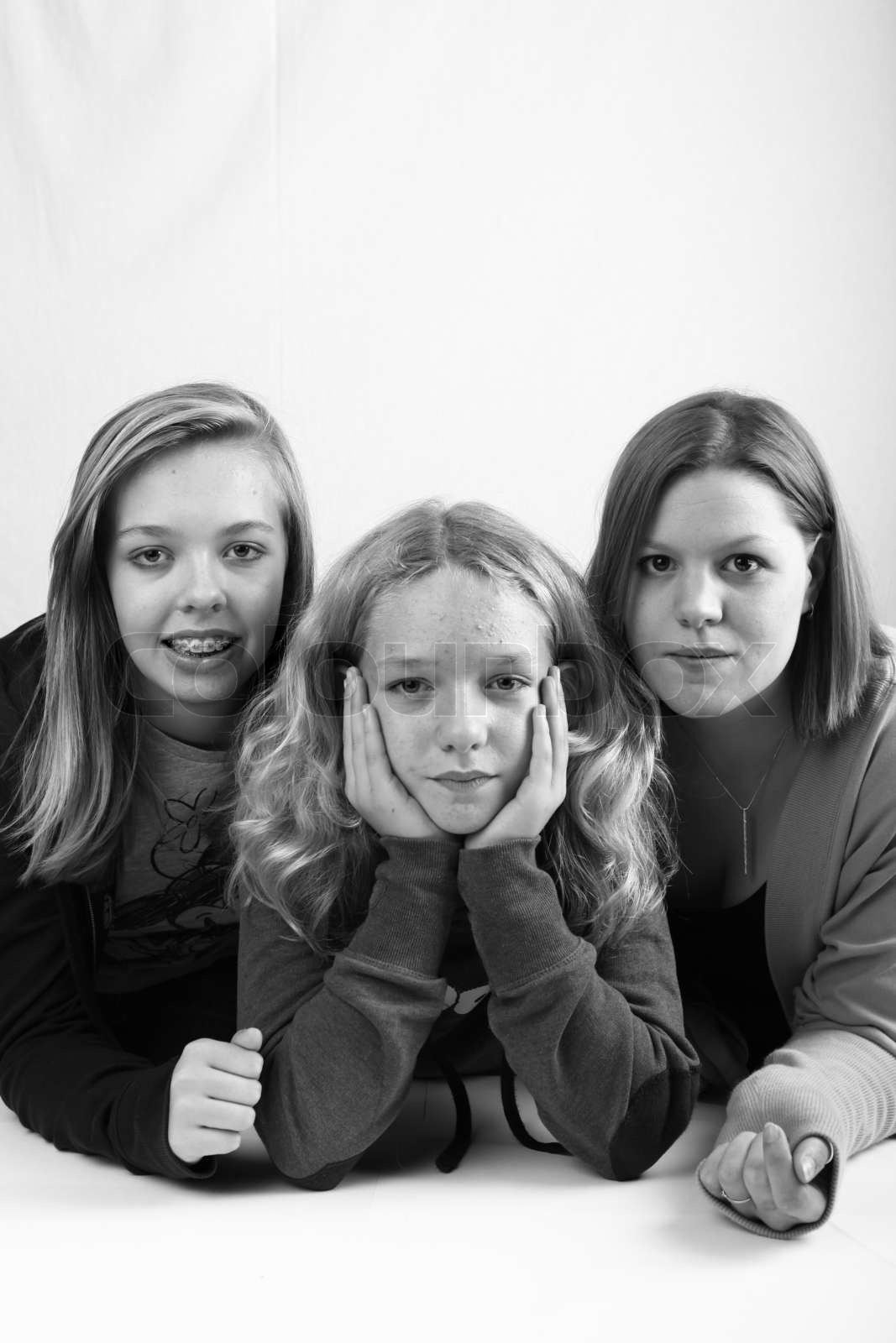 trio , portrait | Stock image | Colourbox