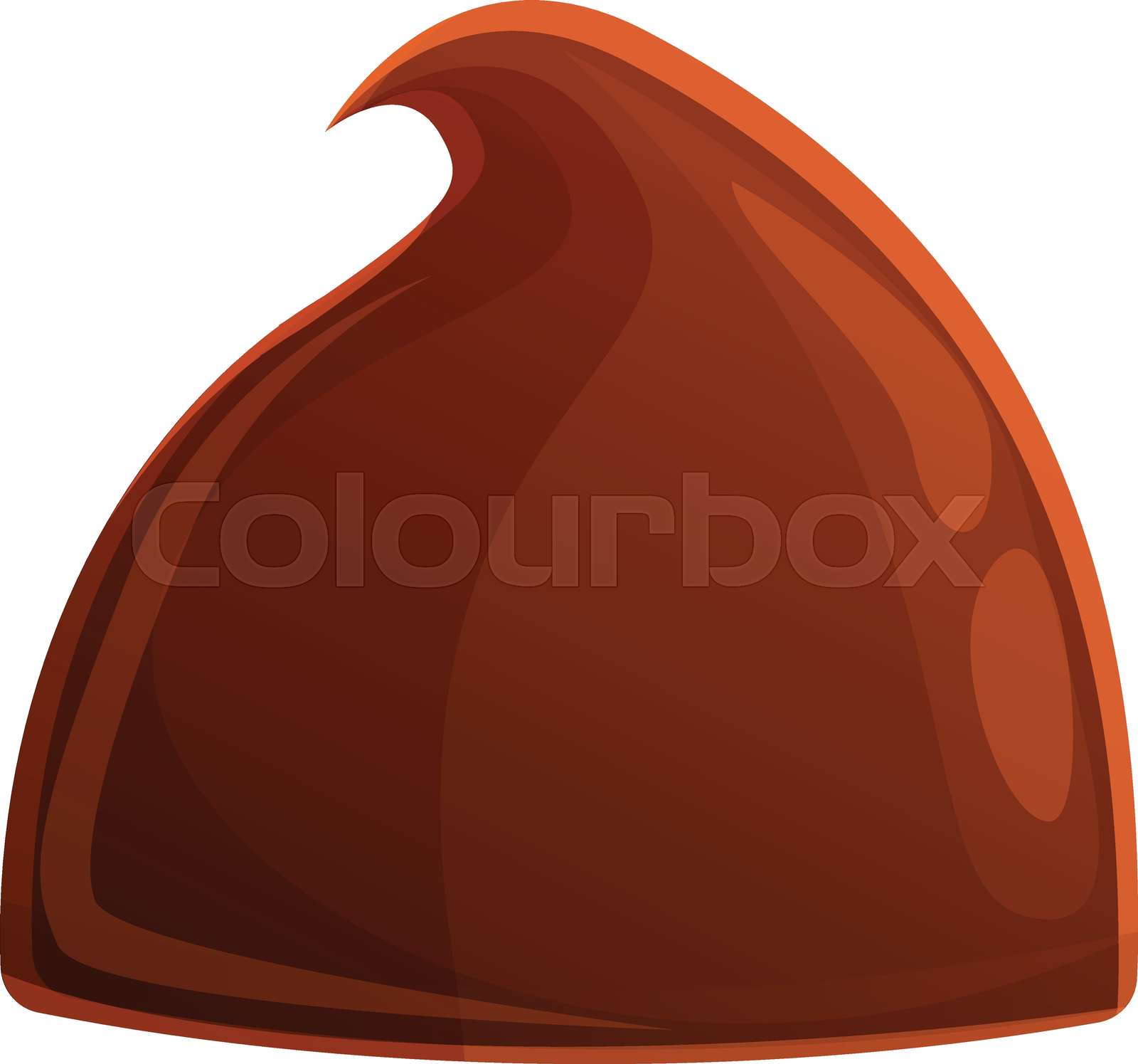 Chocolate icon, cartoon style | Stock vector | Colourbox
