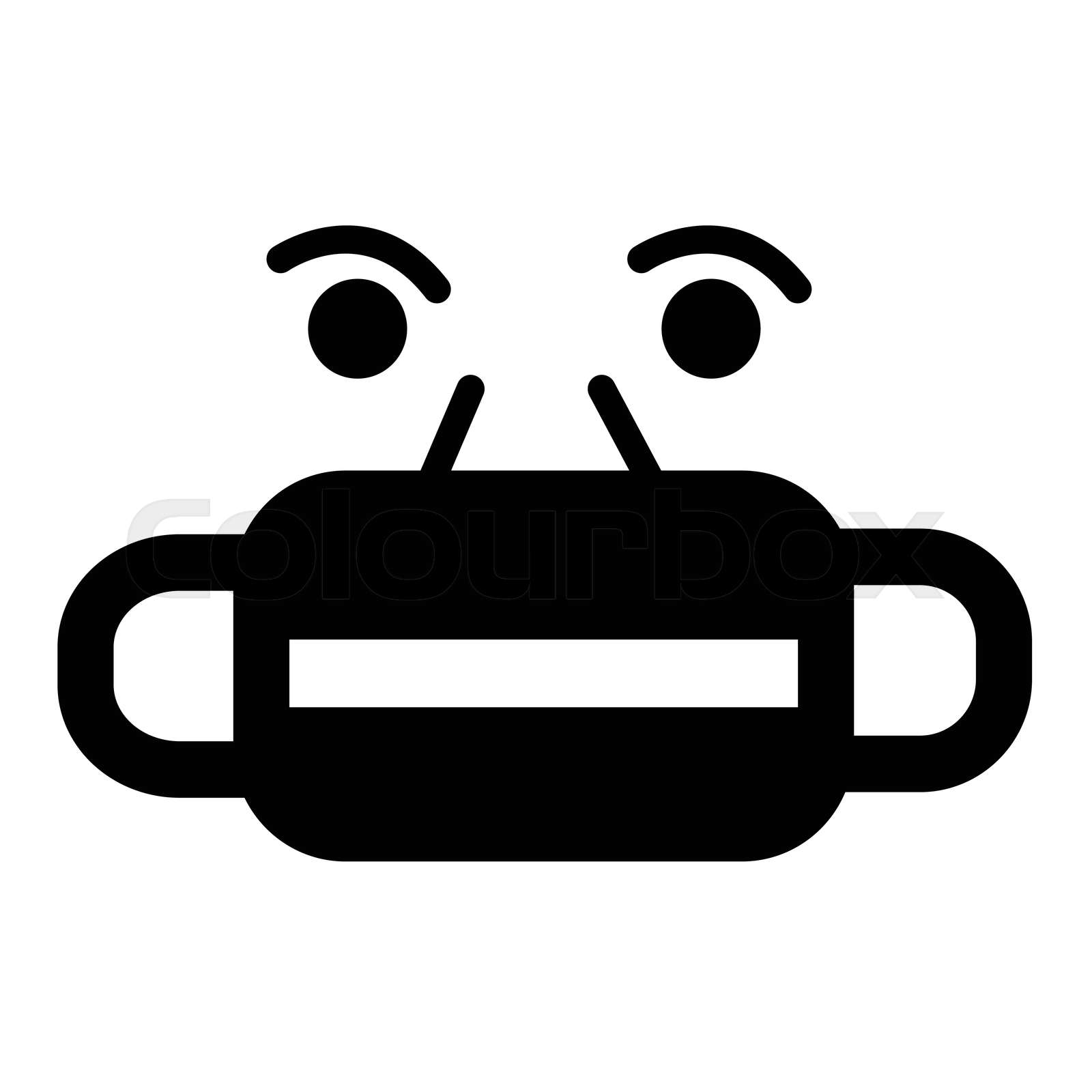 Face mask icon | Stock vector | Colourbox