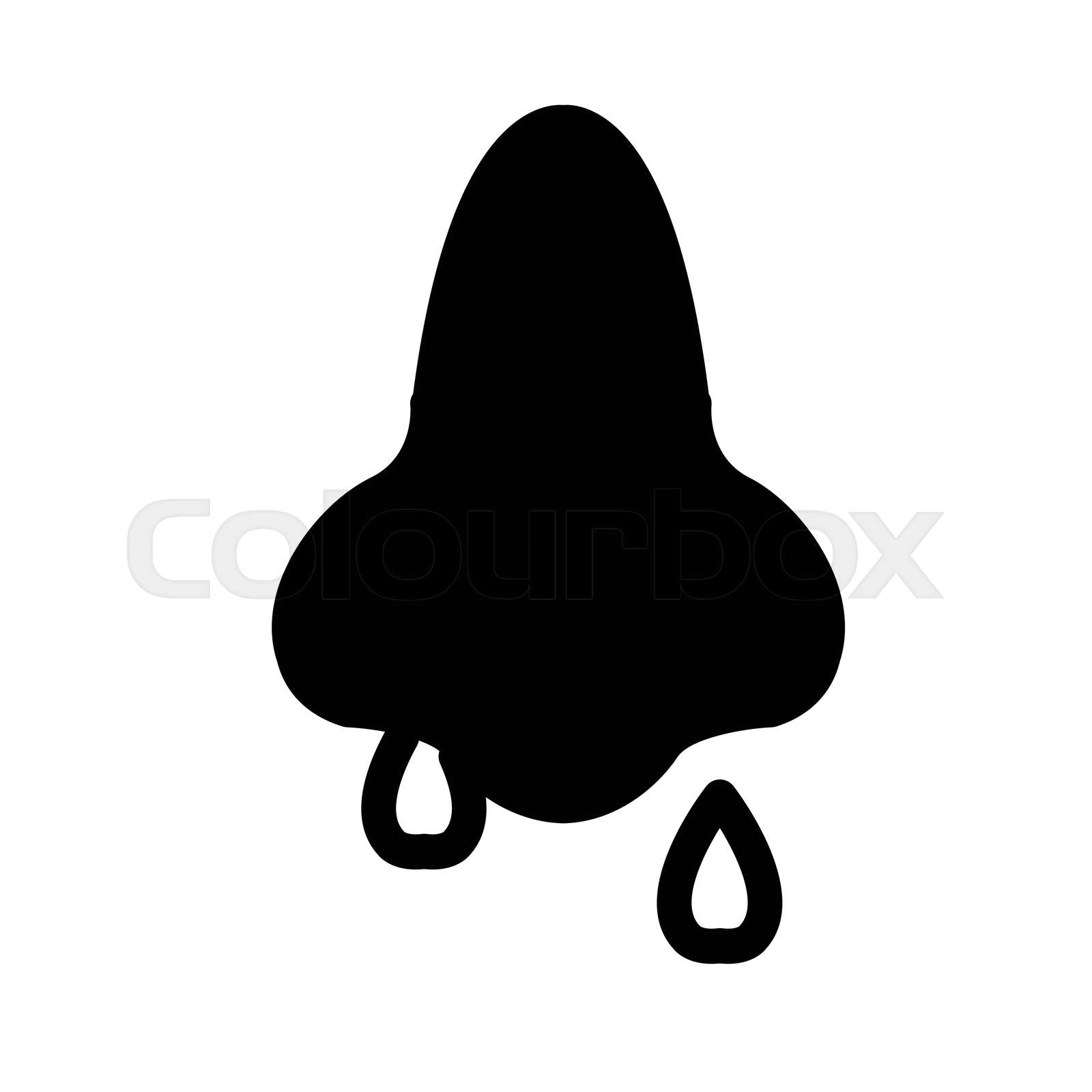Runny nose icon | Stock vector | Colourbox