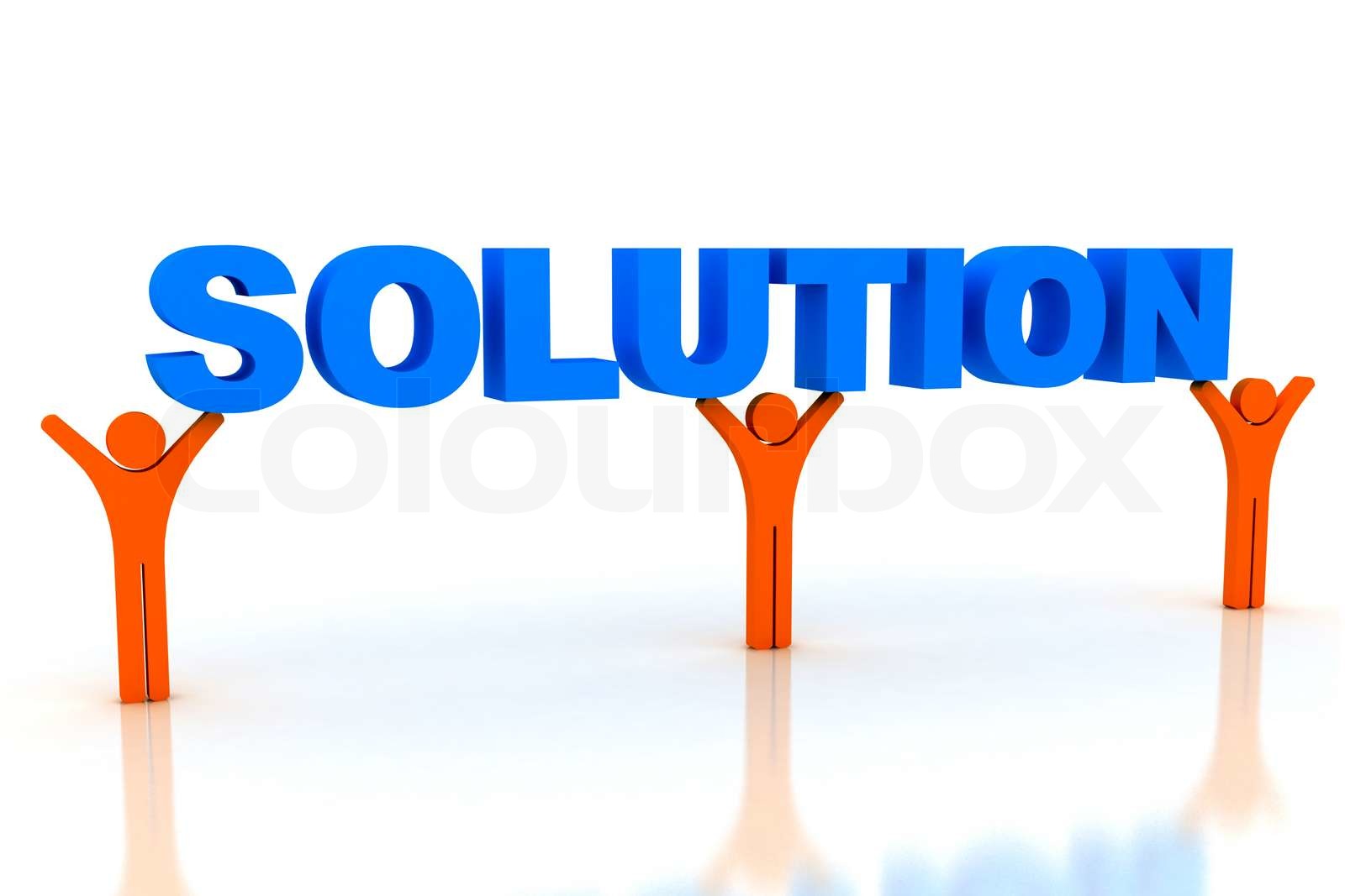 solution | Stock image | Colourbox
