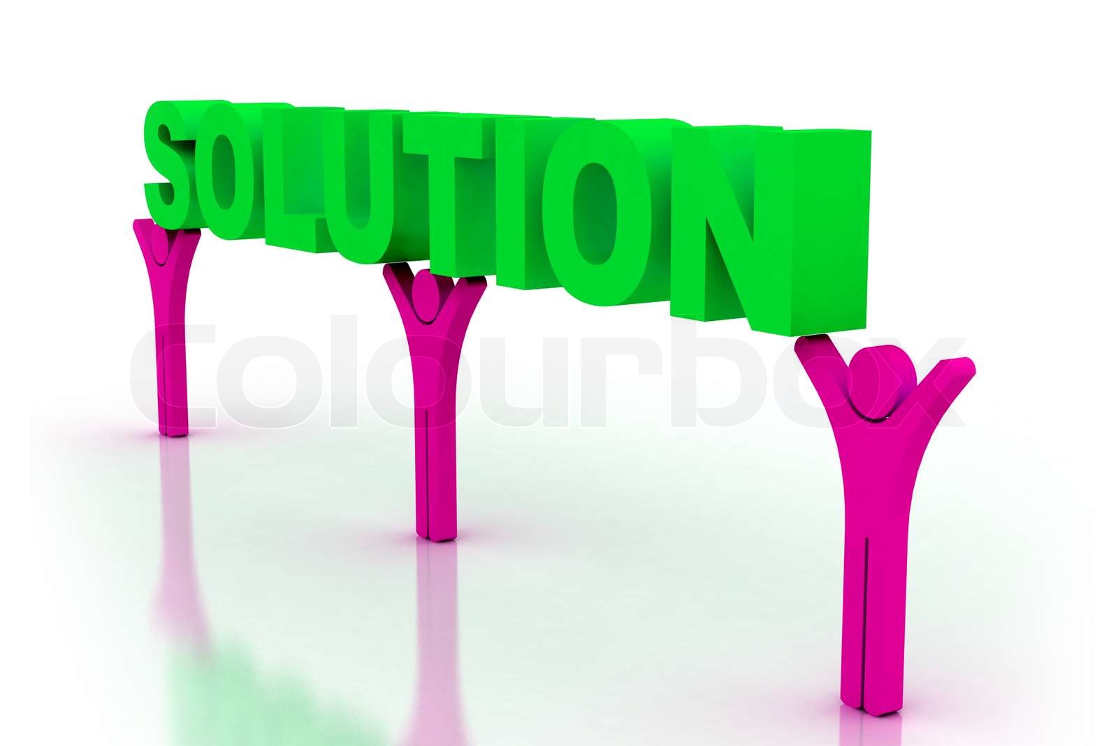 solution | Stock image | Colourbox