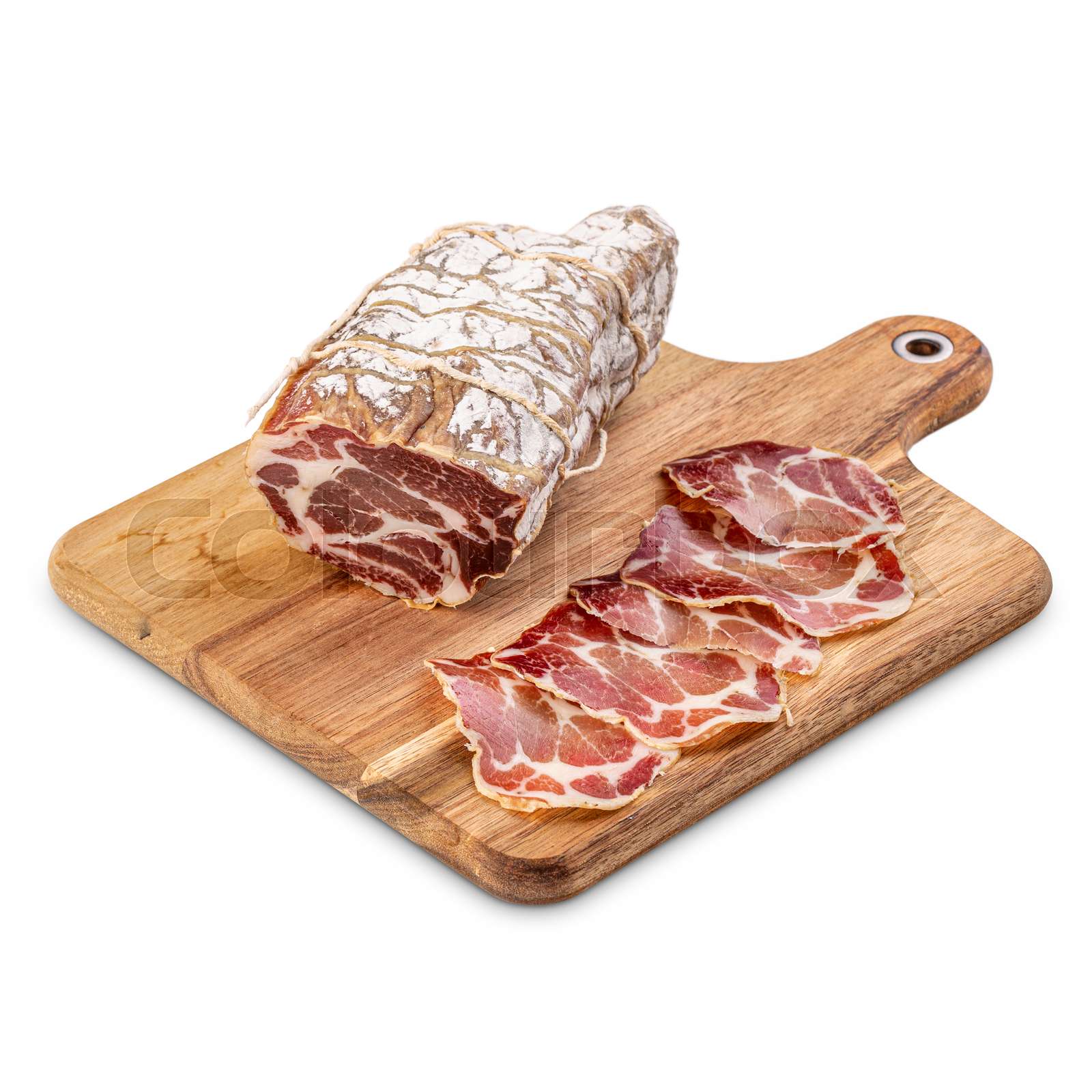 Coppa, Capocollo, Capicollo meat | Stock image | Colourbox