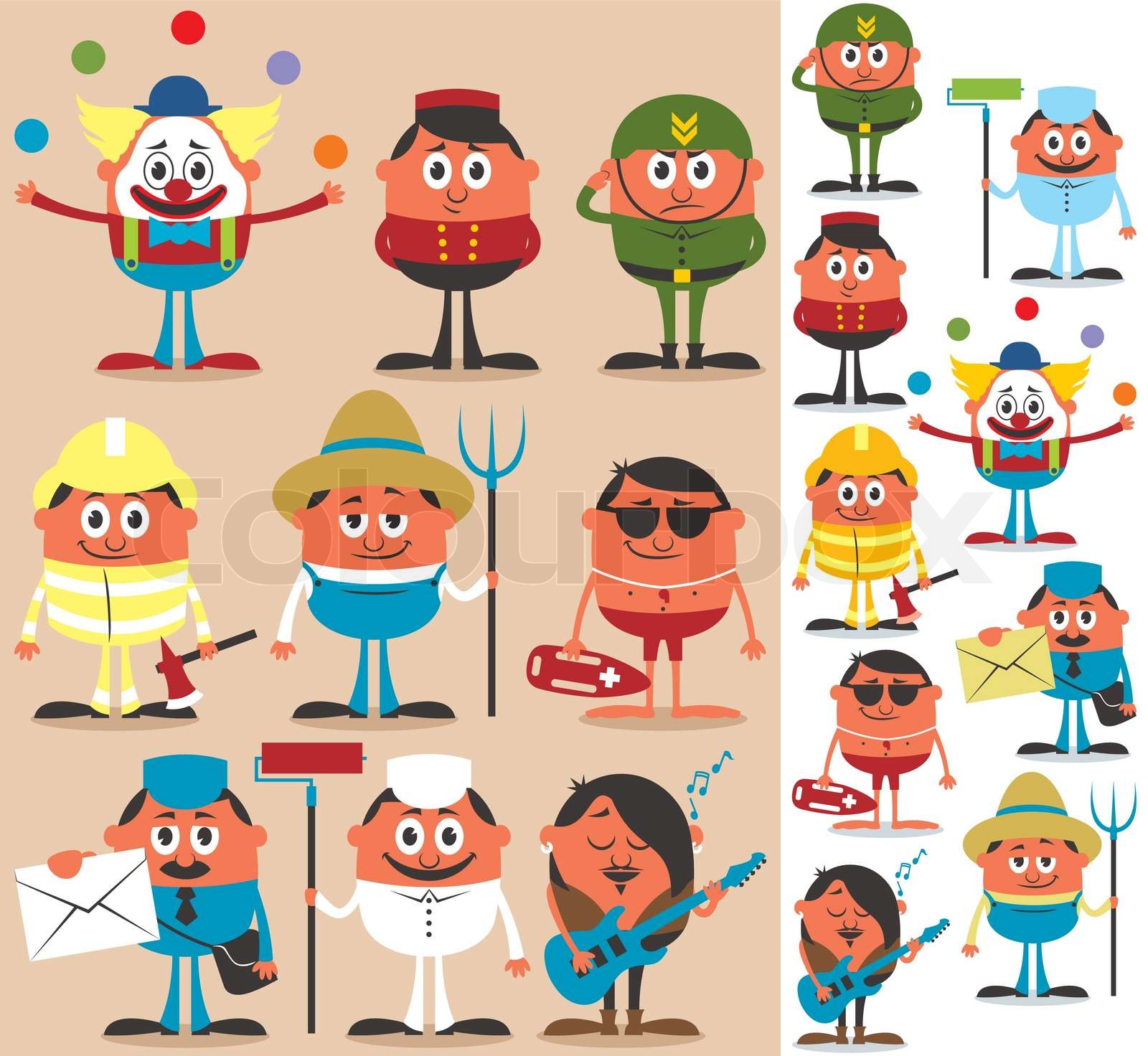 Berufe 2 | Stock-Vektor | Colourbox