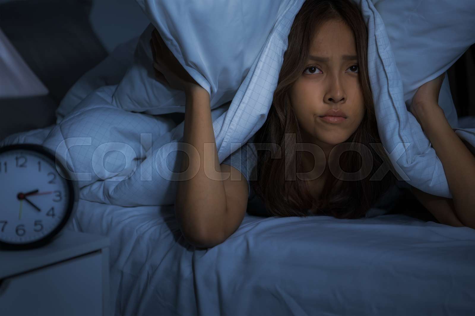 Woman insomnia | Stock image | Colourbox