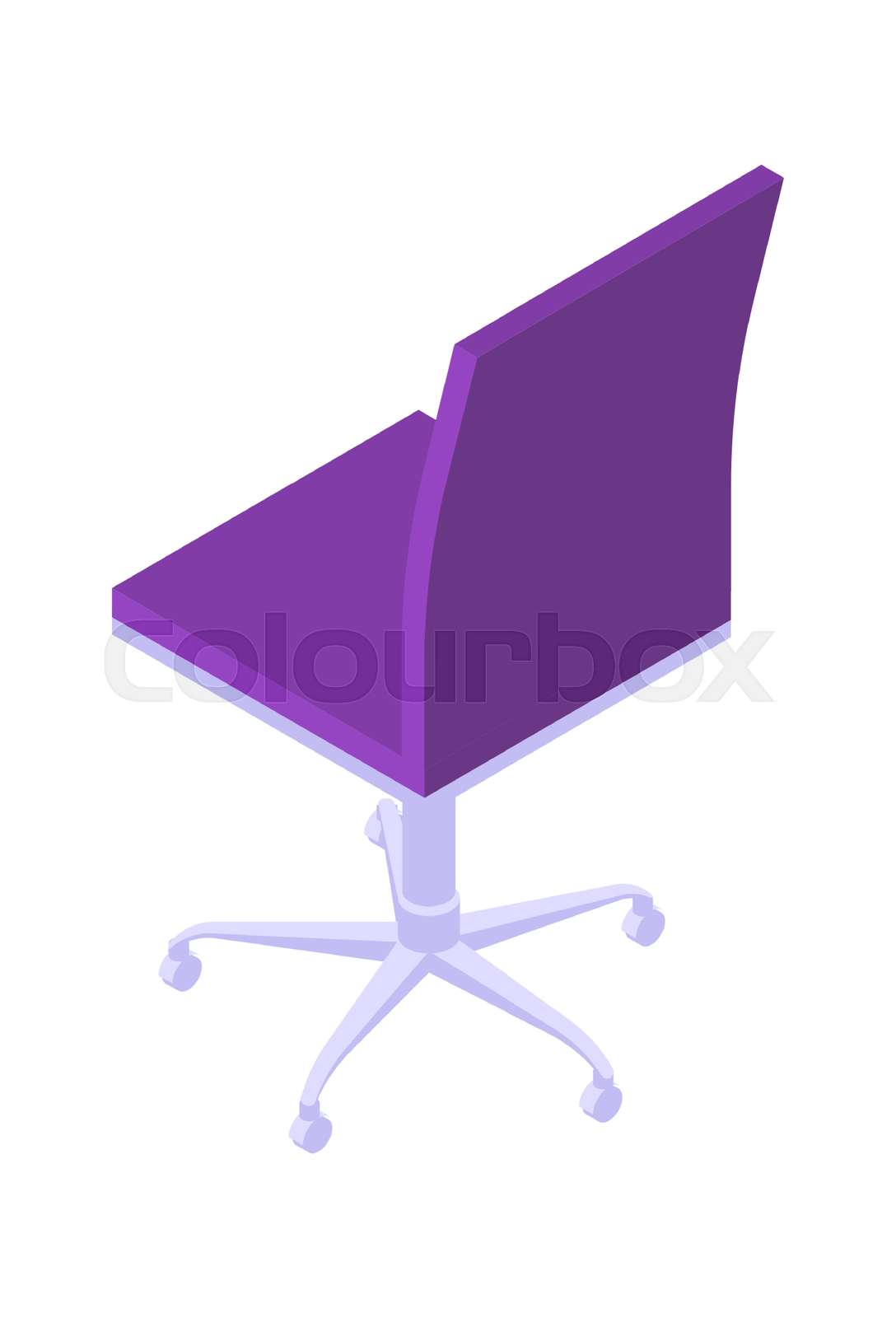 Office swivel chair isometric icon, cartoon vector | Stock vector ...