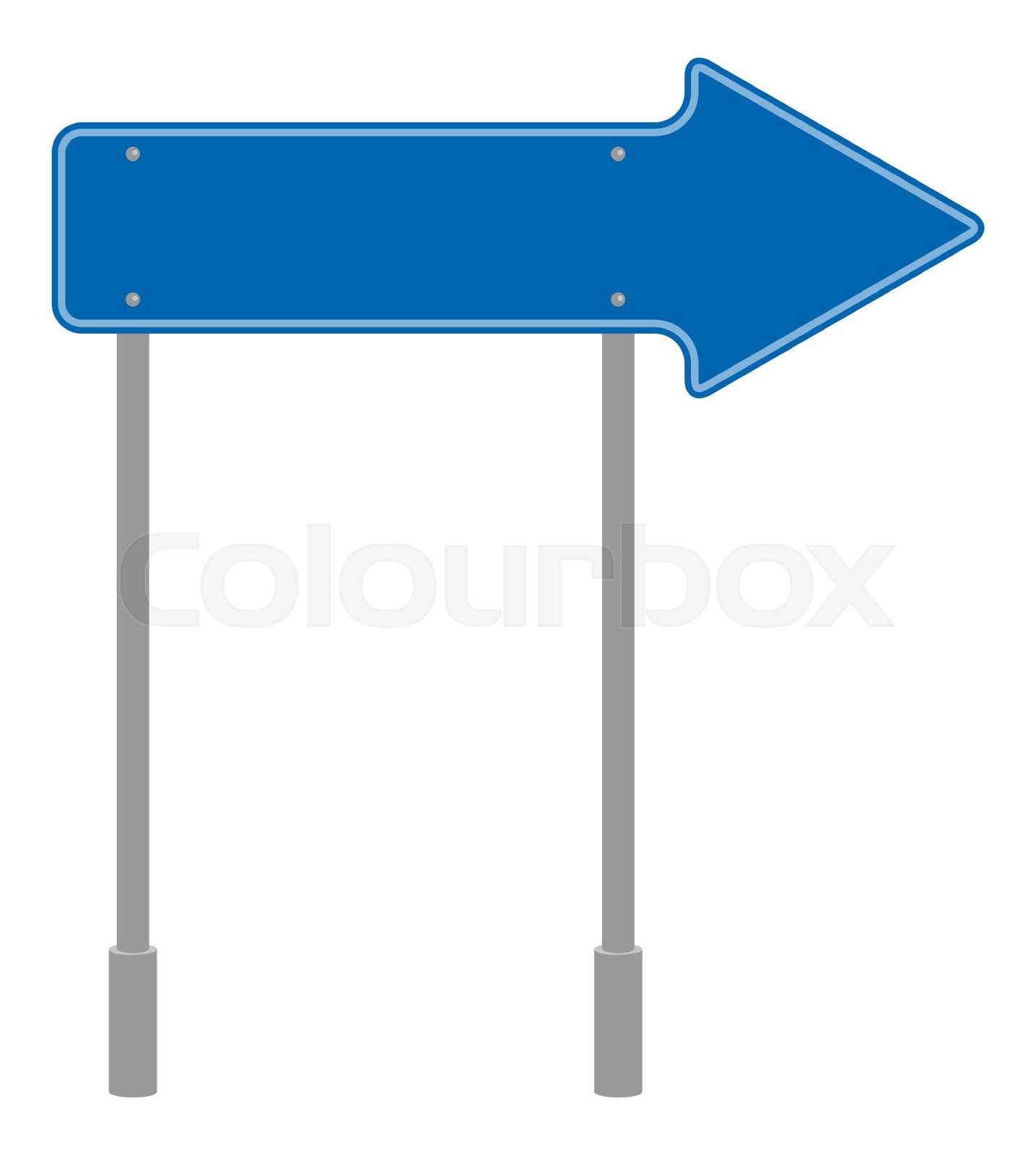 Yellow road sign, triangular traffic symbol | Stock vector | Colourbox