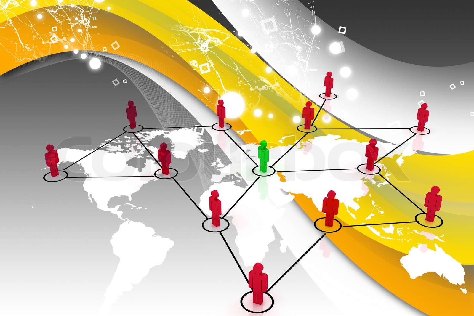 Business network | Stock image | Colourbox