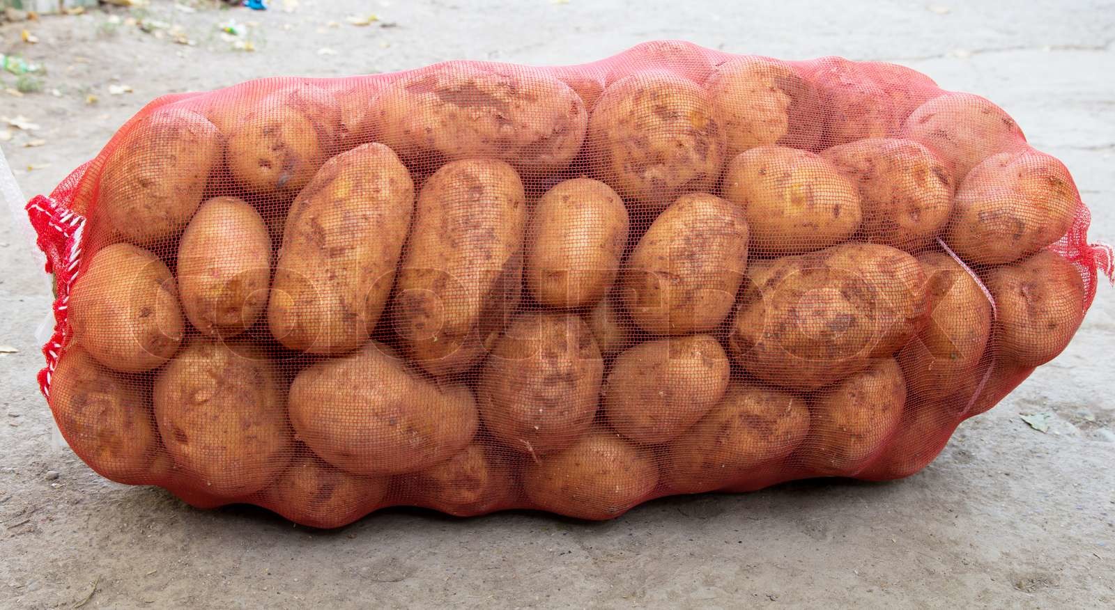 sack of potatoes | Stock image | Colourbox