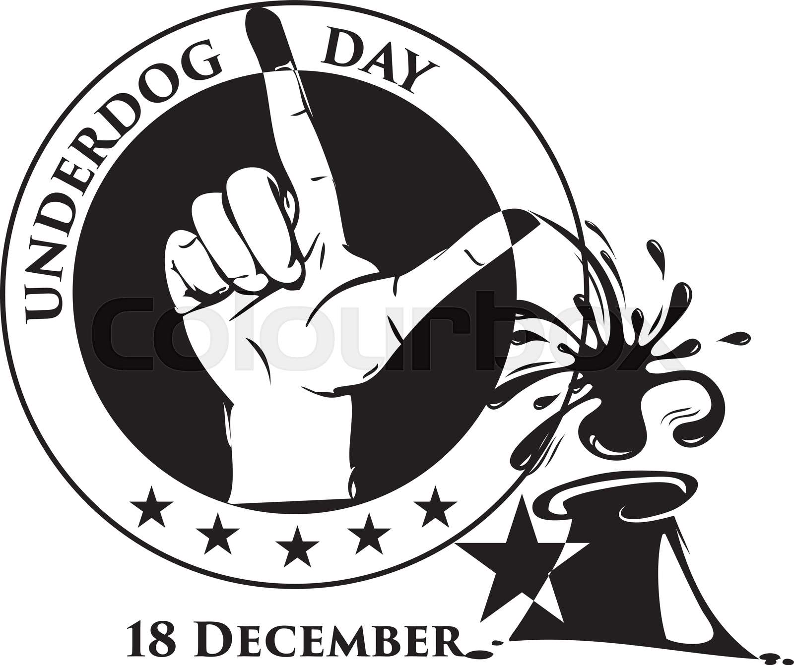 Underdog Day | Stock vector | Colourbox