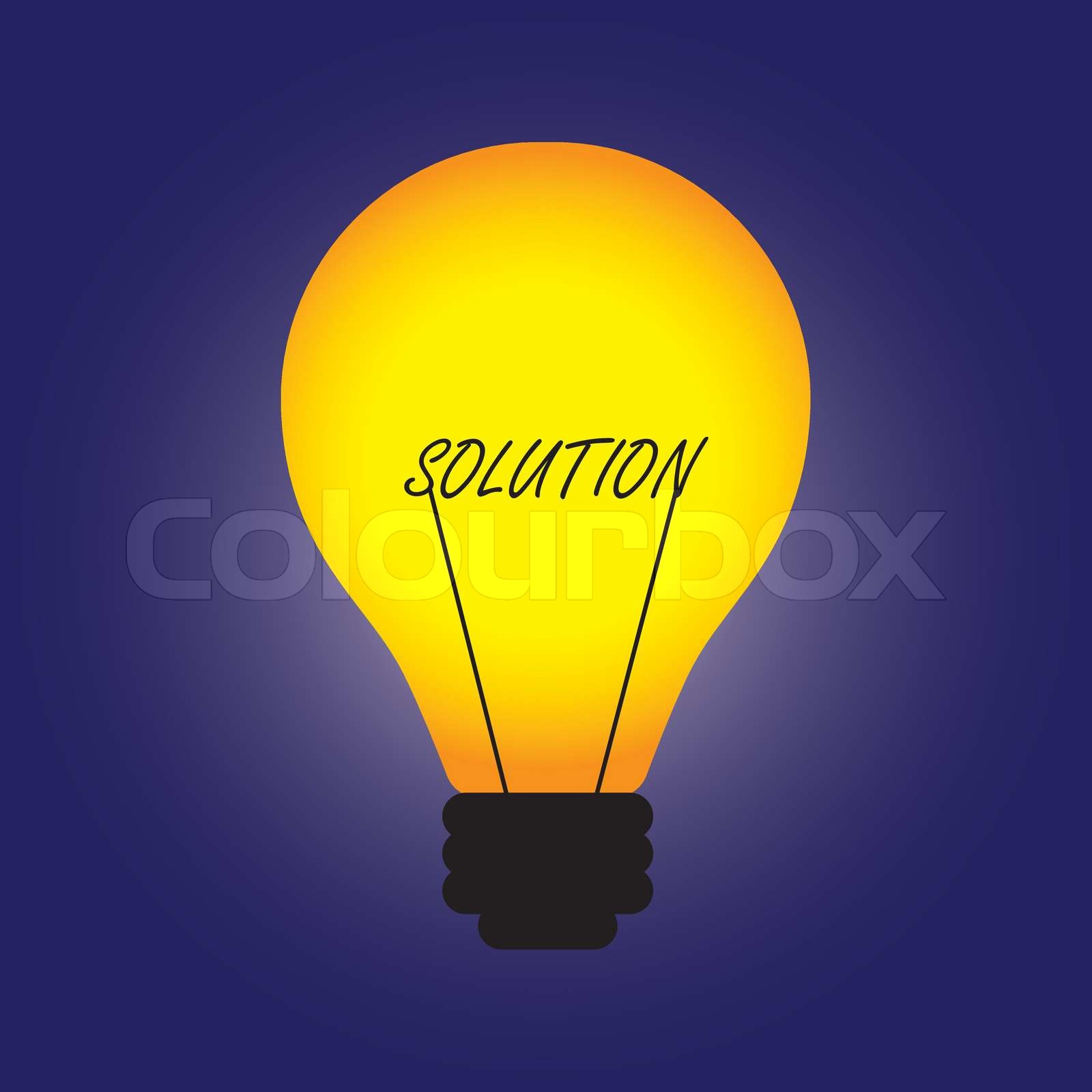 Solution Light Bulb