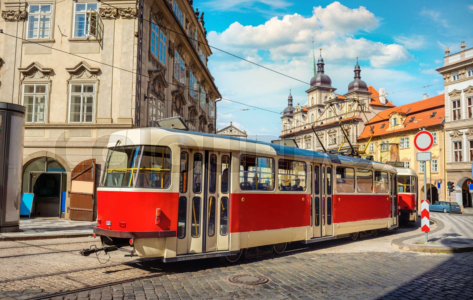 Tram in Prague | Stock image | Colourbox