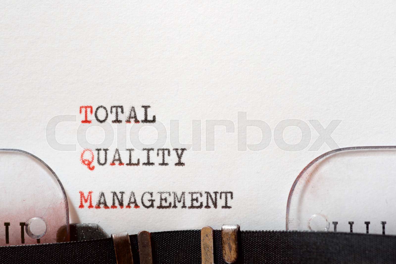 Total quality management | Stock image | Colourbox