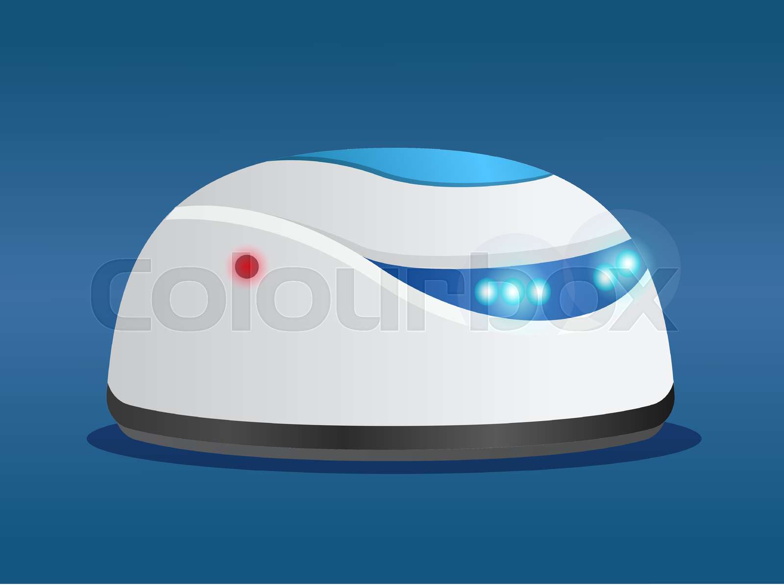 Futuristic robot cleaner with artificial intelligence, innovative model ...