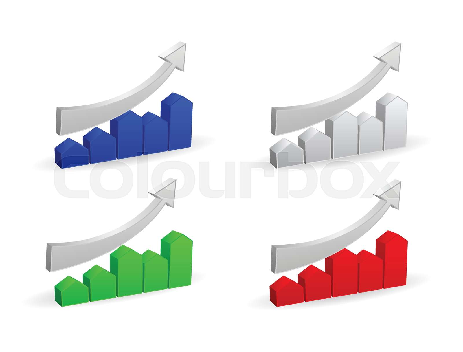3d chart icon | Stock vector | Colourbox
