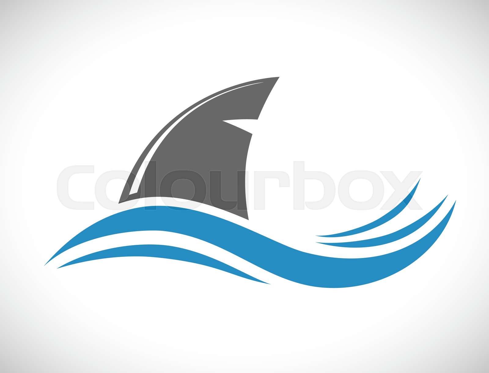 shark symbol icon | Stock vector | Colourbox