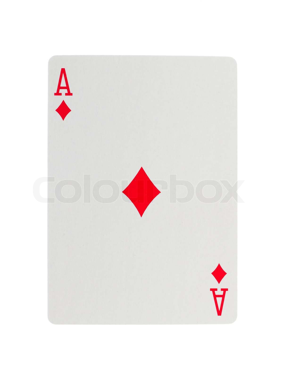 Playing card ace | Stock image | Colourbox