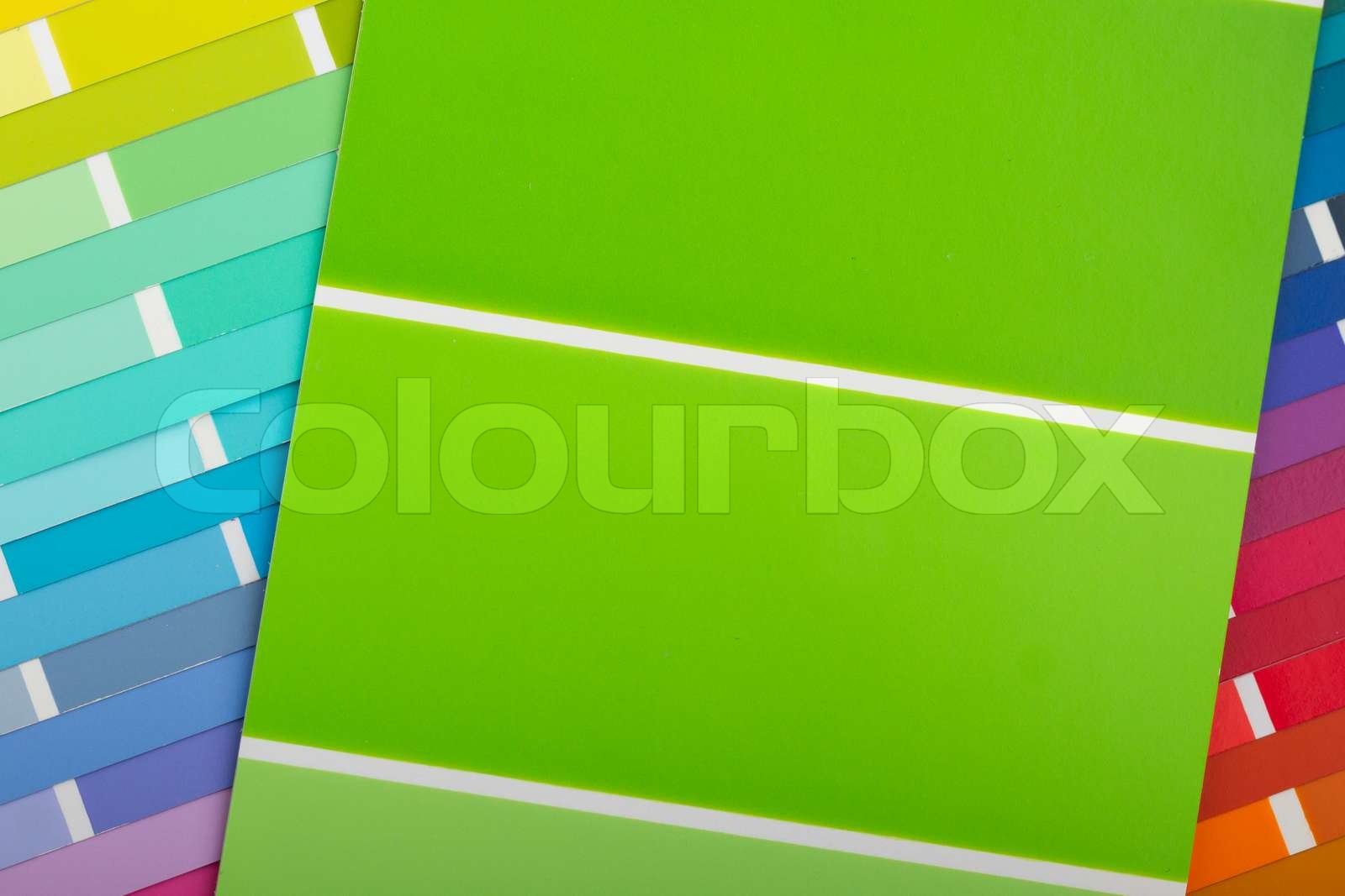 colour card paper with various colors | Stock image | Colourbox