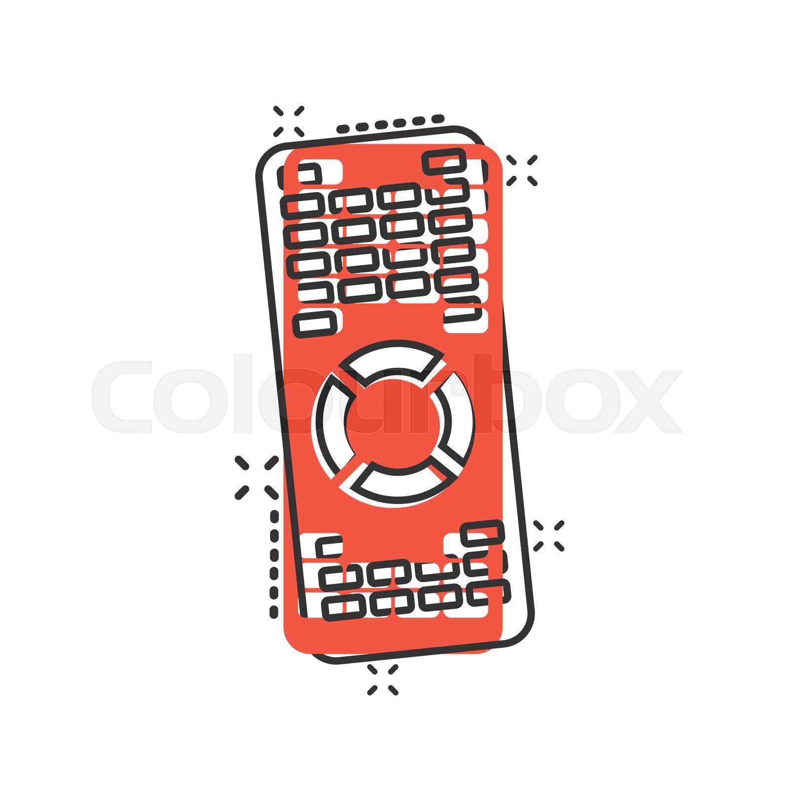 Tv Remote Cartoon