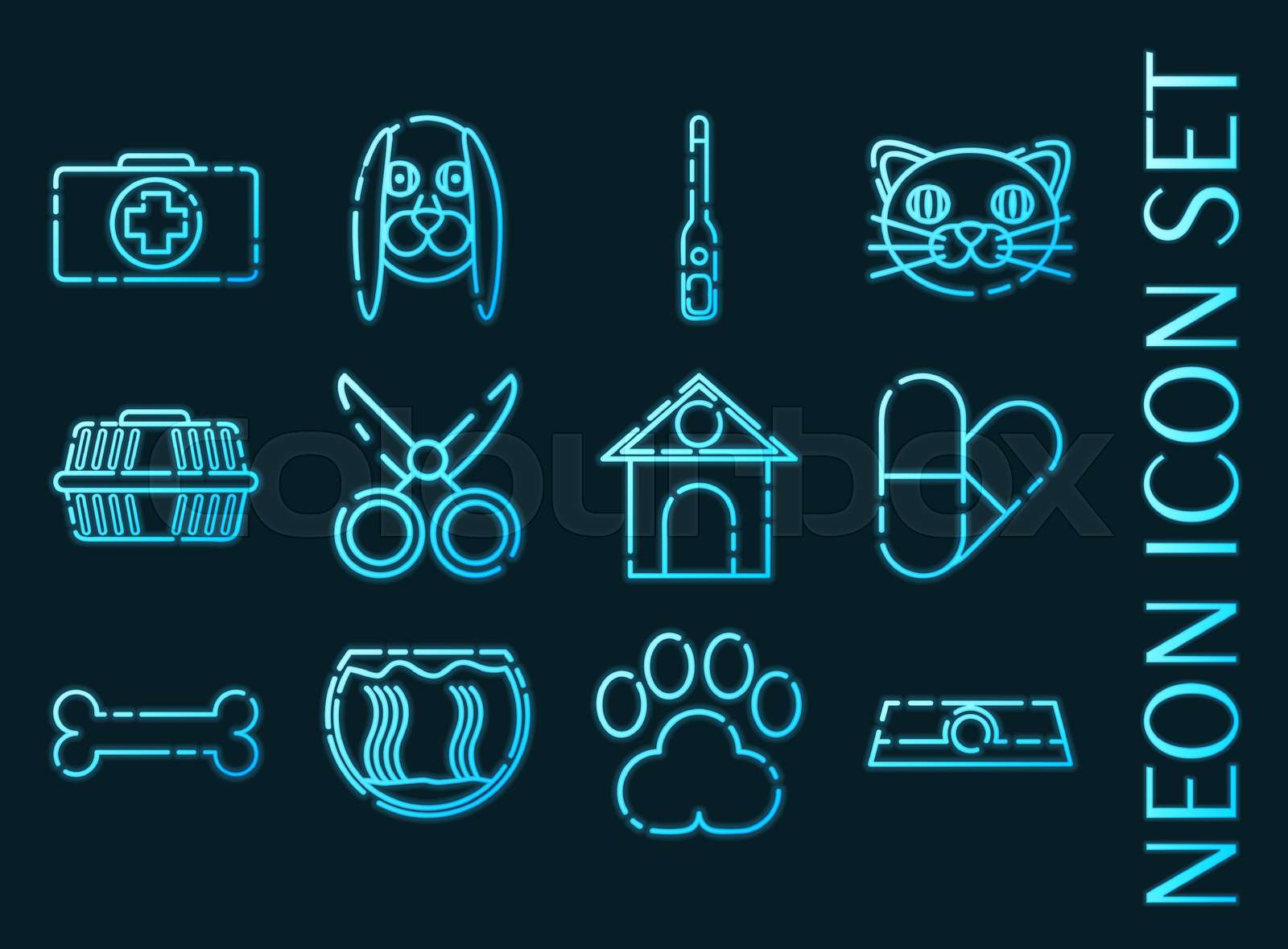 tier, symbol, art | Stock-Vektor | Colourbox