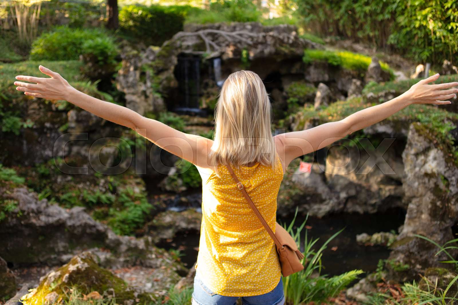 happy free woman freedom concept | Stock image | Colourbox