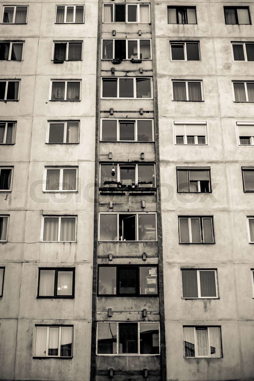 Ghetto apartments in a city | Stock image | Colourbox