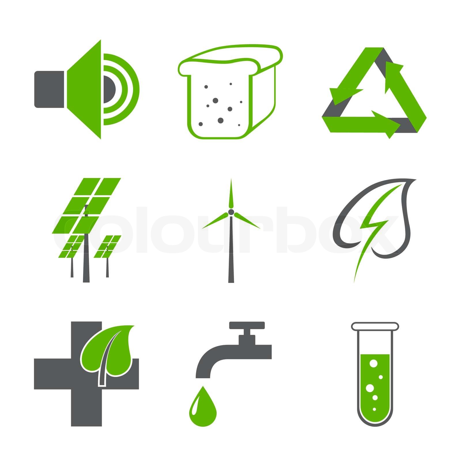 environmental logos | Stock vector | Colourbox