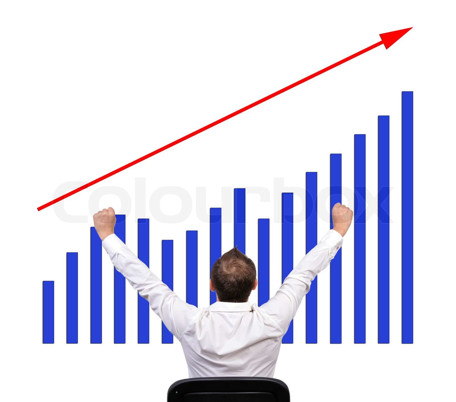 Wachstums-chart | Stock Bild | Colourbox