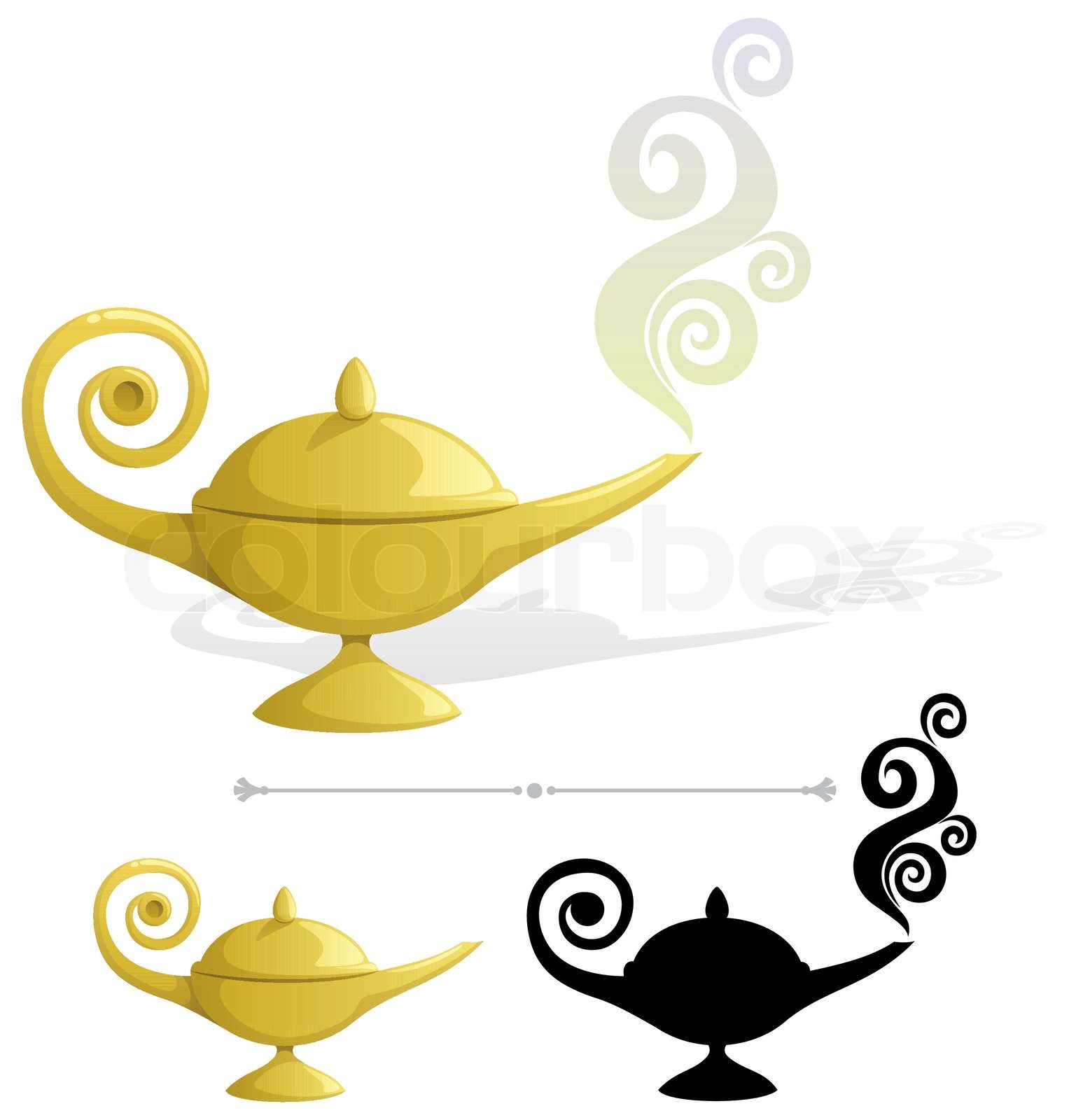 Wunderlampe | Stock-Vektor | Colourbox