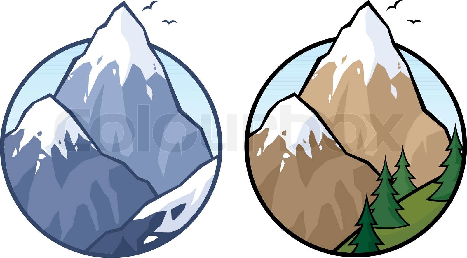 Berg | Stock-Vektor | Colourbox