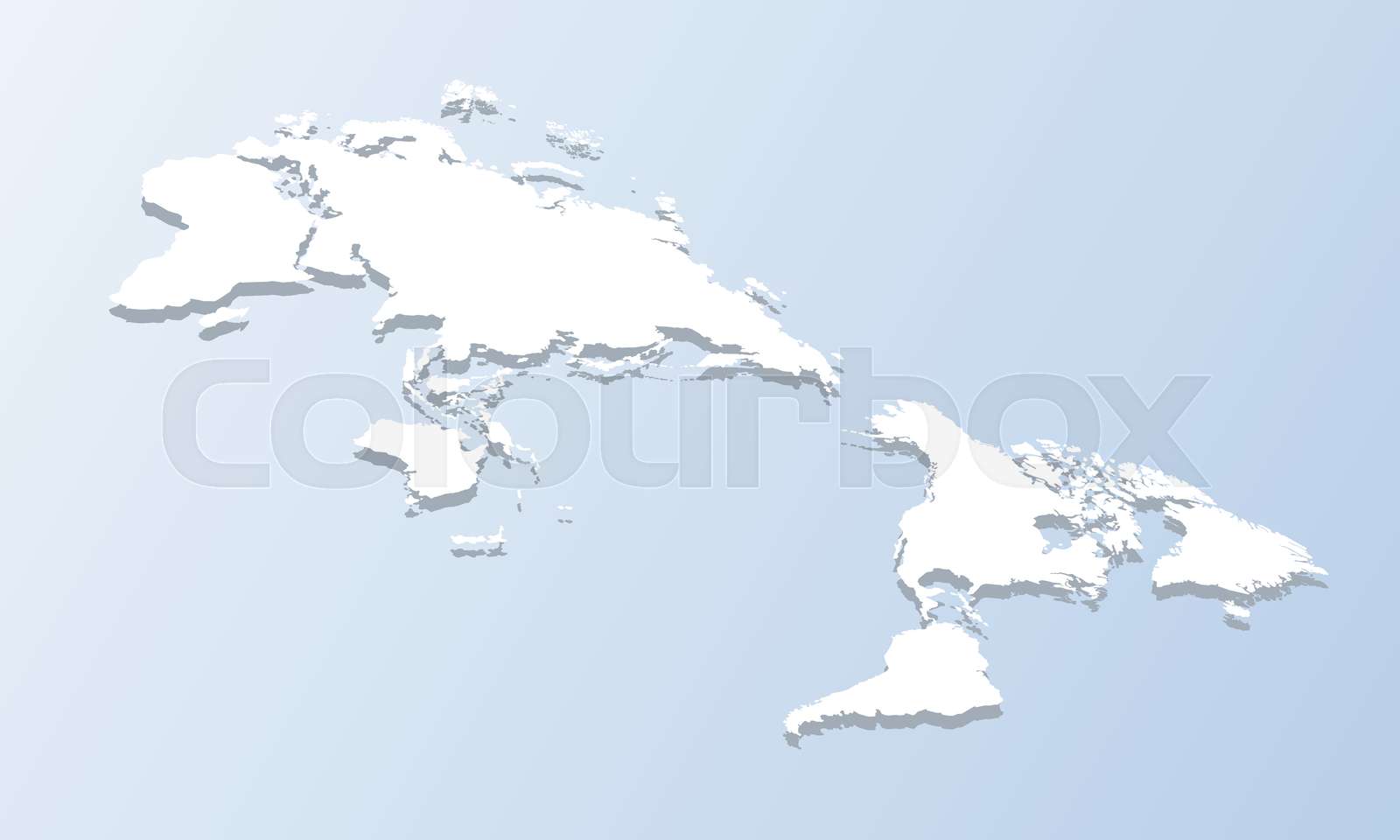 World map and compass of vector vector design | Stock vector | Colourbox