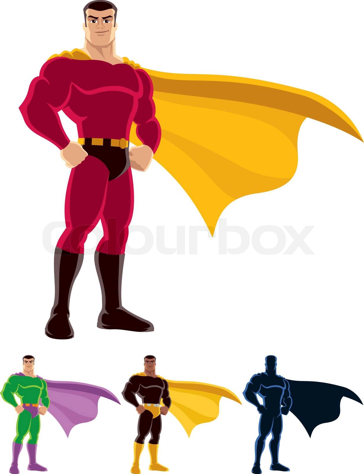 Superheld | Stock-Vektor | Colourbox