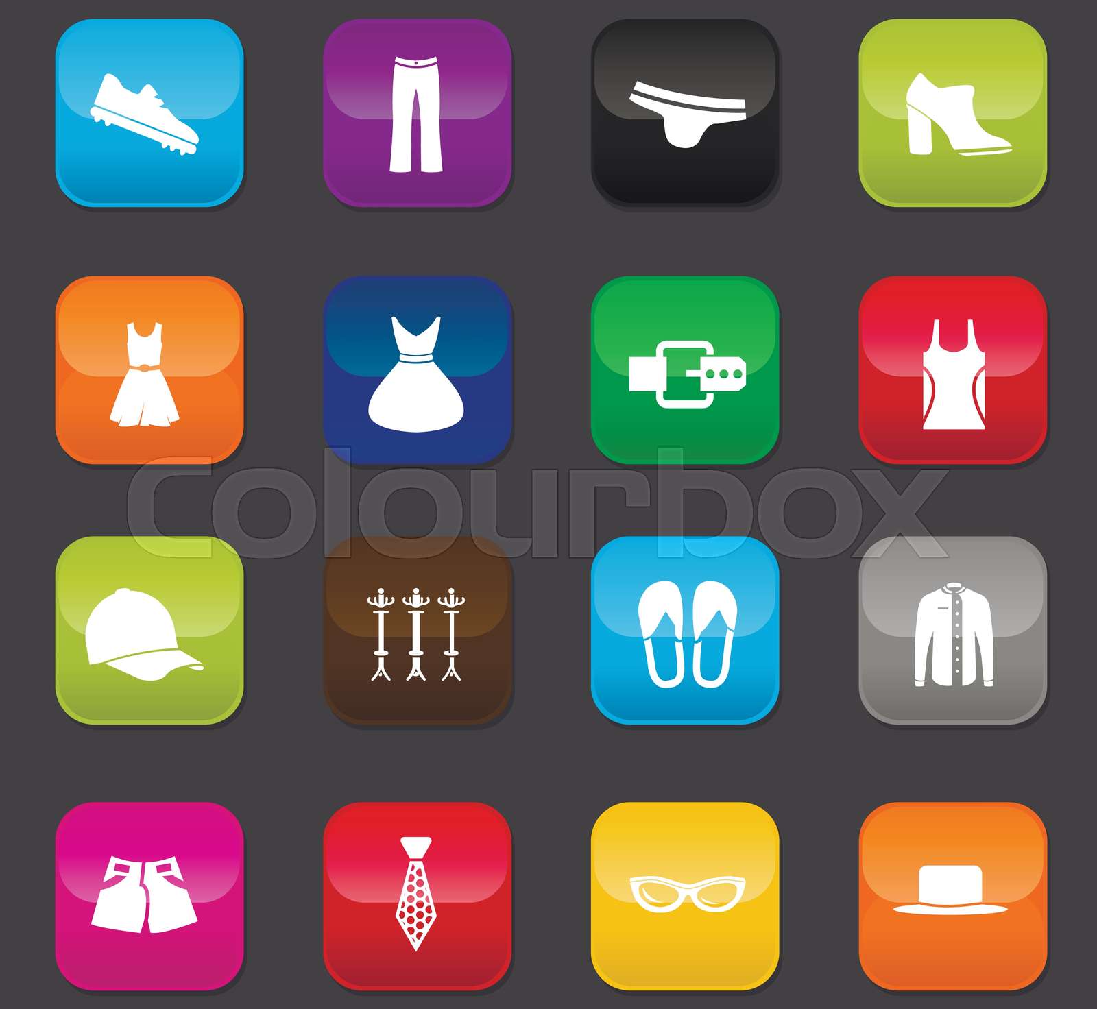 Clothing Store Icon | Stock vector | Colourbox