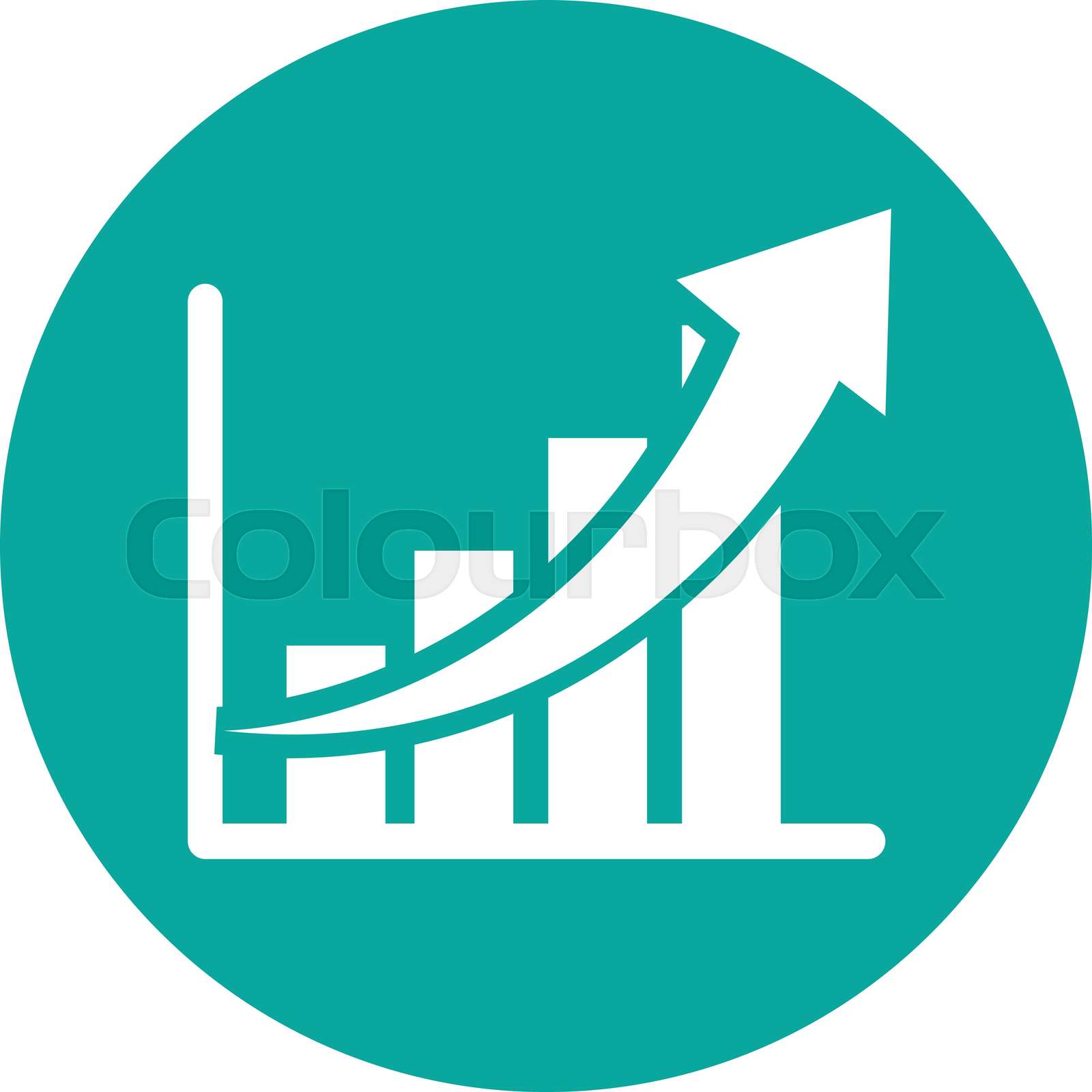 Trend icon sign design | Stock vector | Colourbox