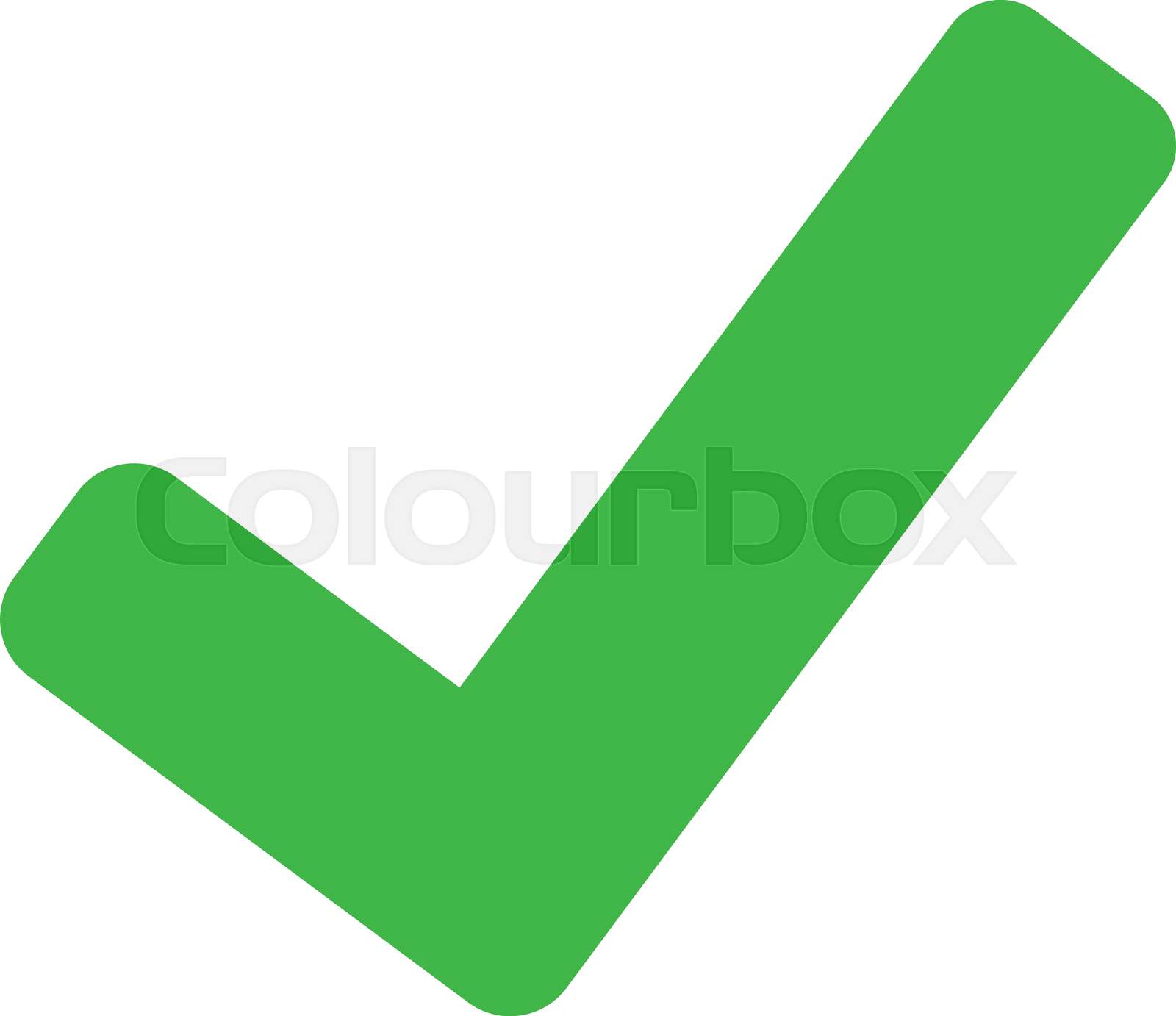 tick icon sign design | Stock vector | Colourbox