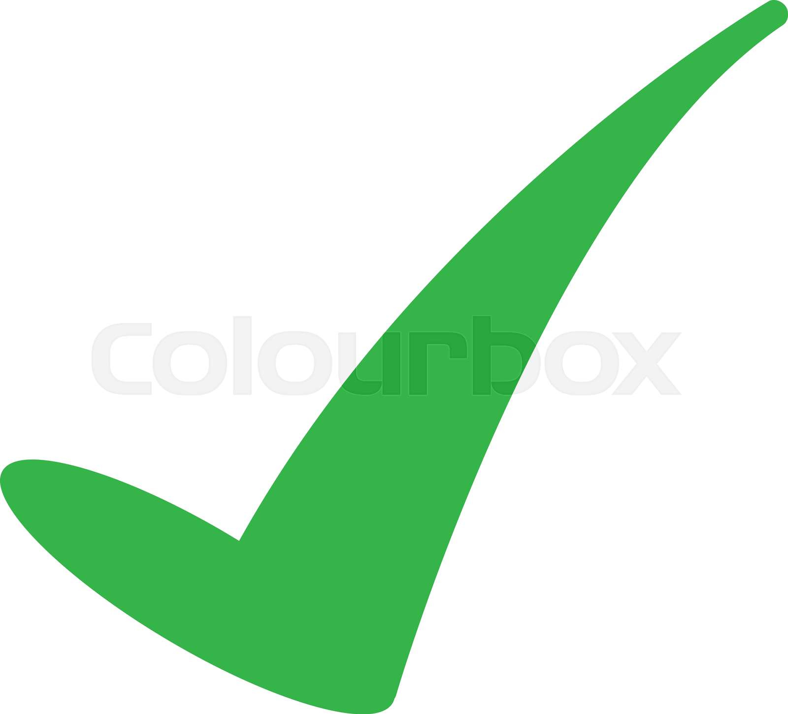 icon, haken, zustimmung | Stock-Vektor | Colourbox
