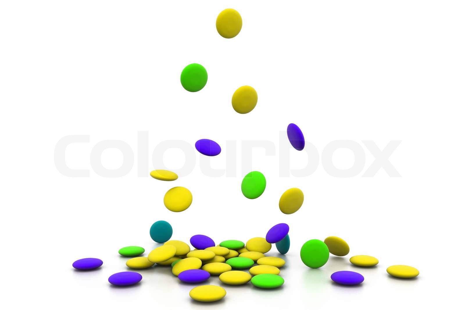 Colorful tablets | Stock image | Colourbox