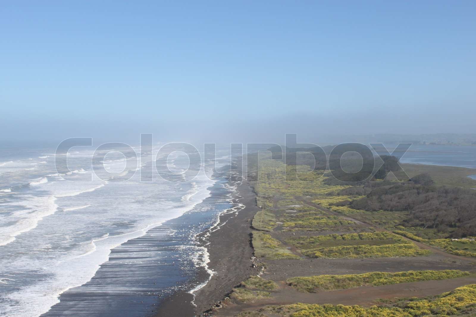 Borde Costero, Chile, Puerto Saavedra, Región De La Araukanien | Stock ...