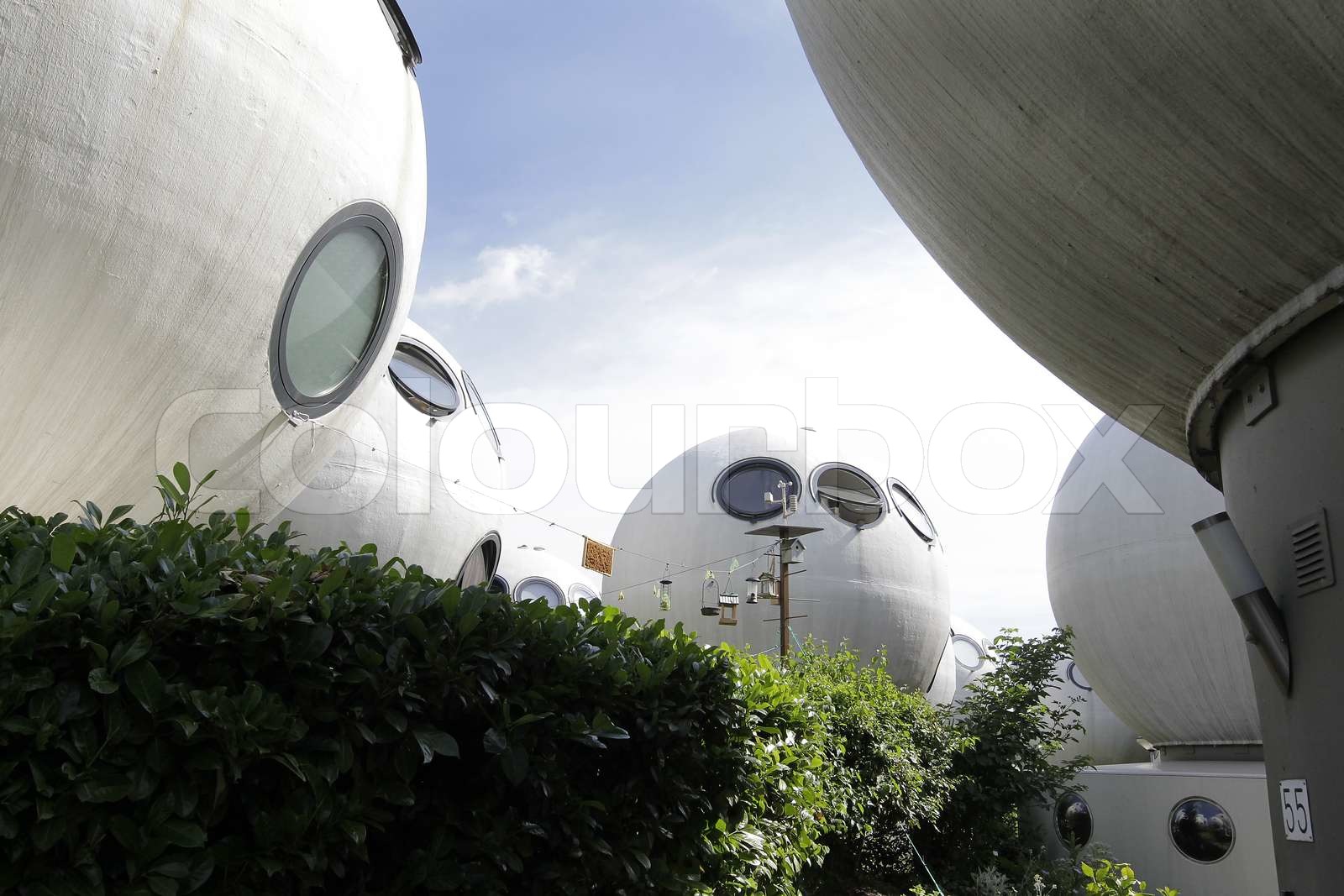 globe houses | Stock image | Colourbox