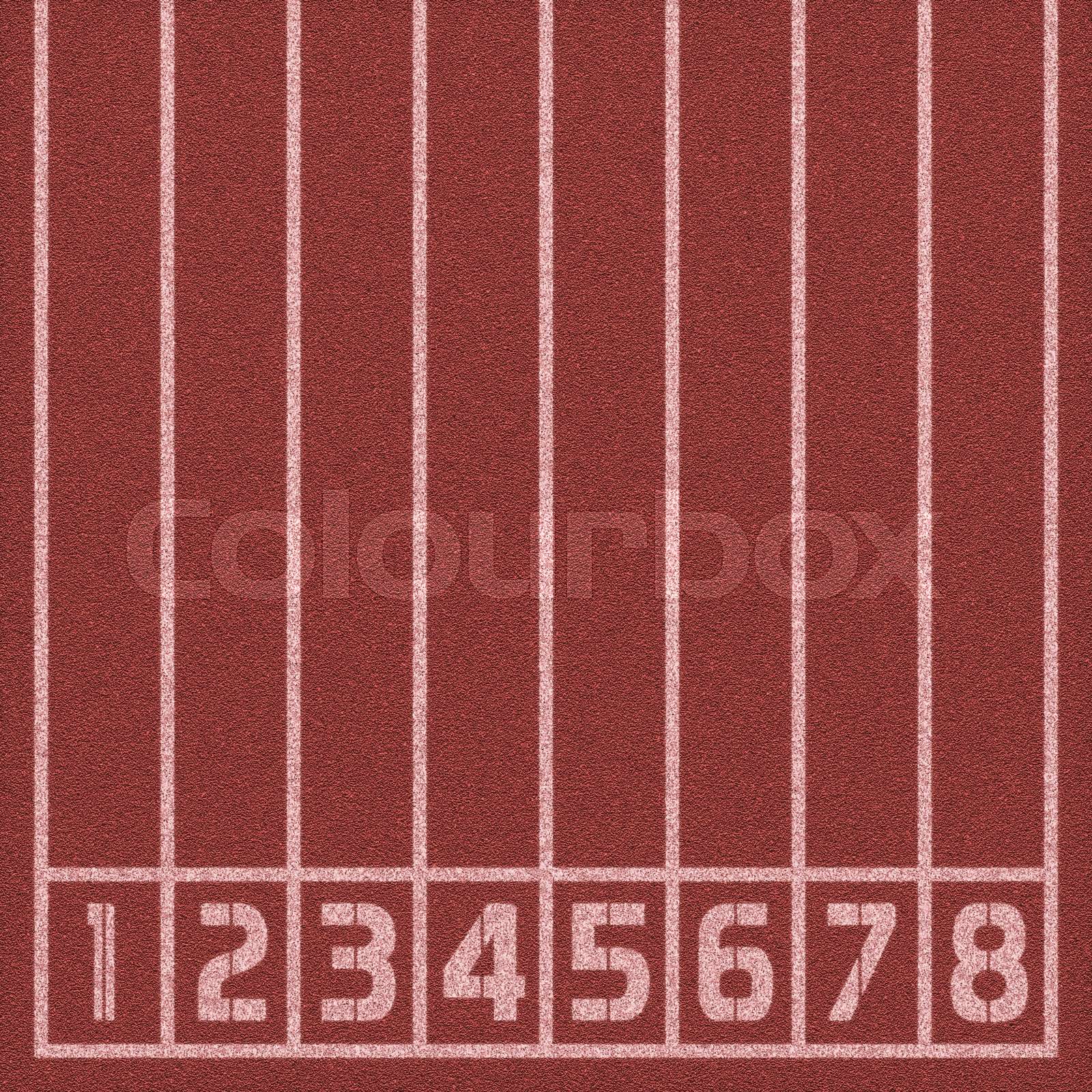 Running Track Top View High Resolution Background | Stock image | Colourbox