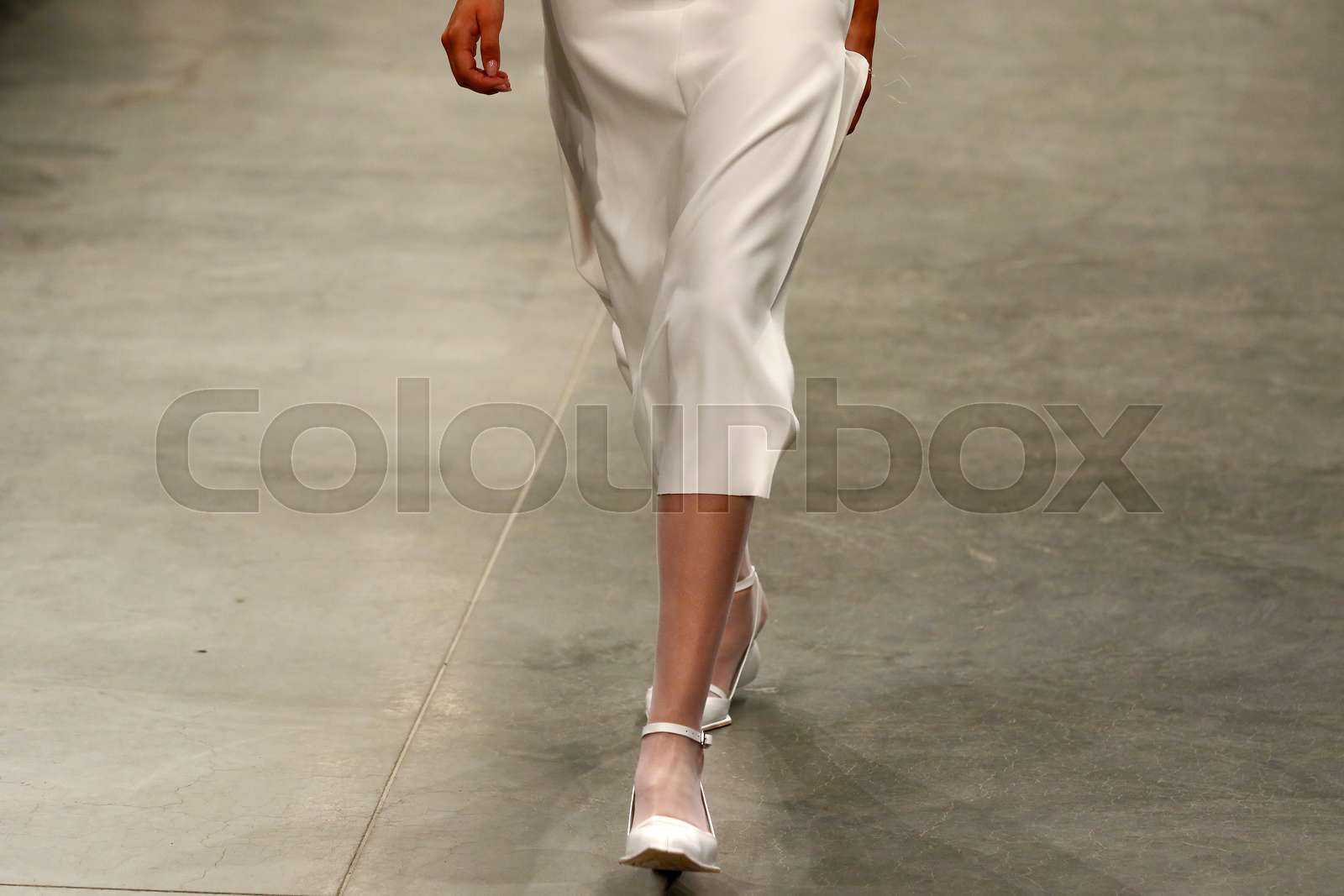 Fashion show. Close-up details of fashionable clothes | Stock image ...