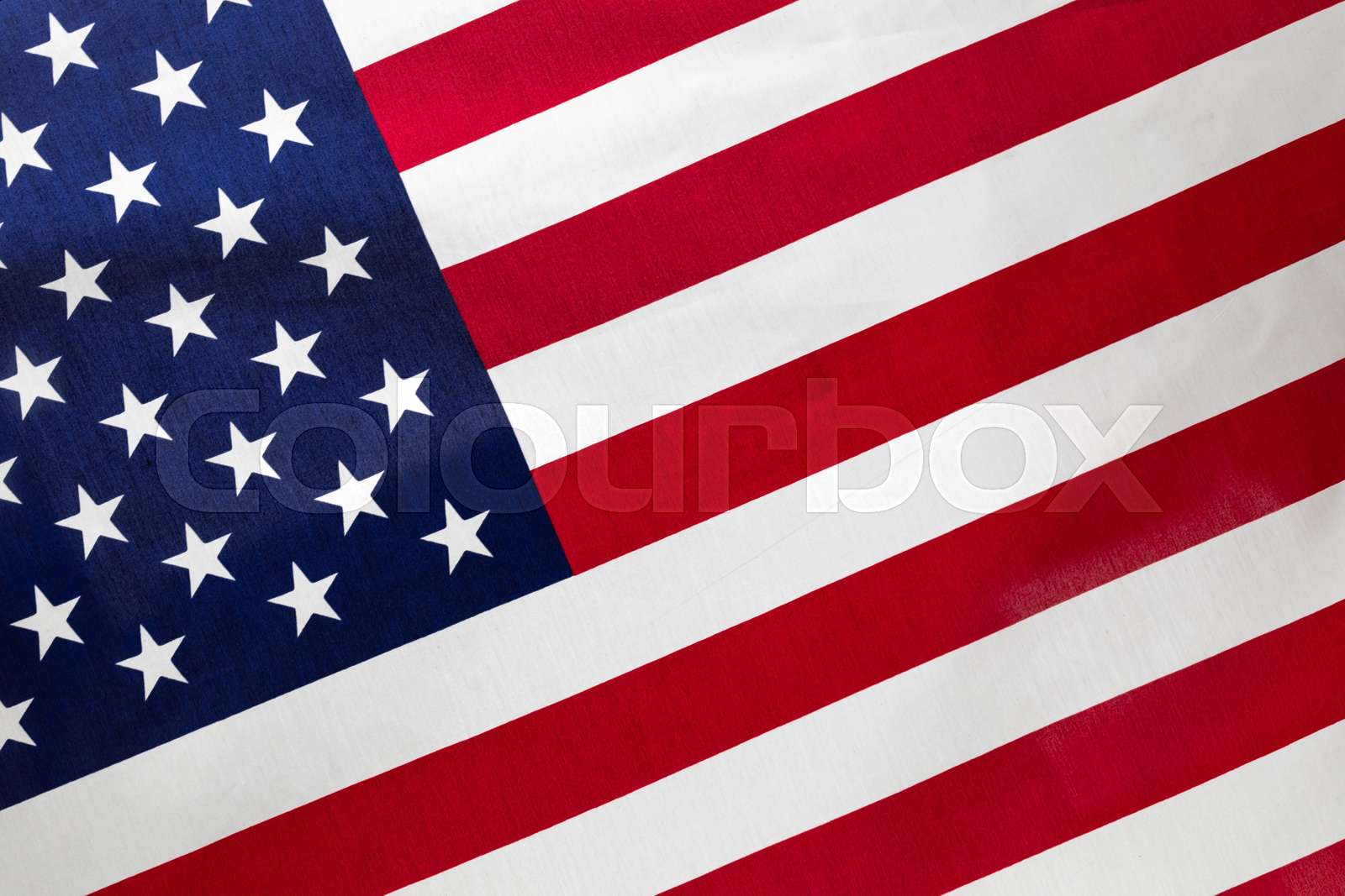 Flat American Flag Background | Stock image | Colourbox