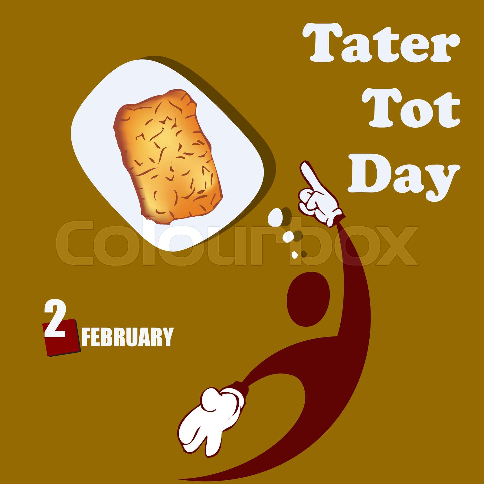 Invitation Tater Tot Day | Stock vector | Colourbox
