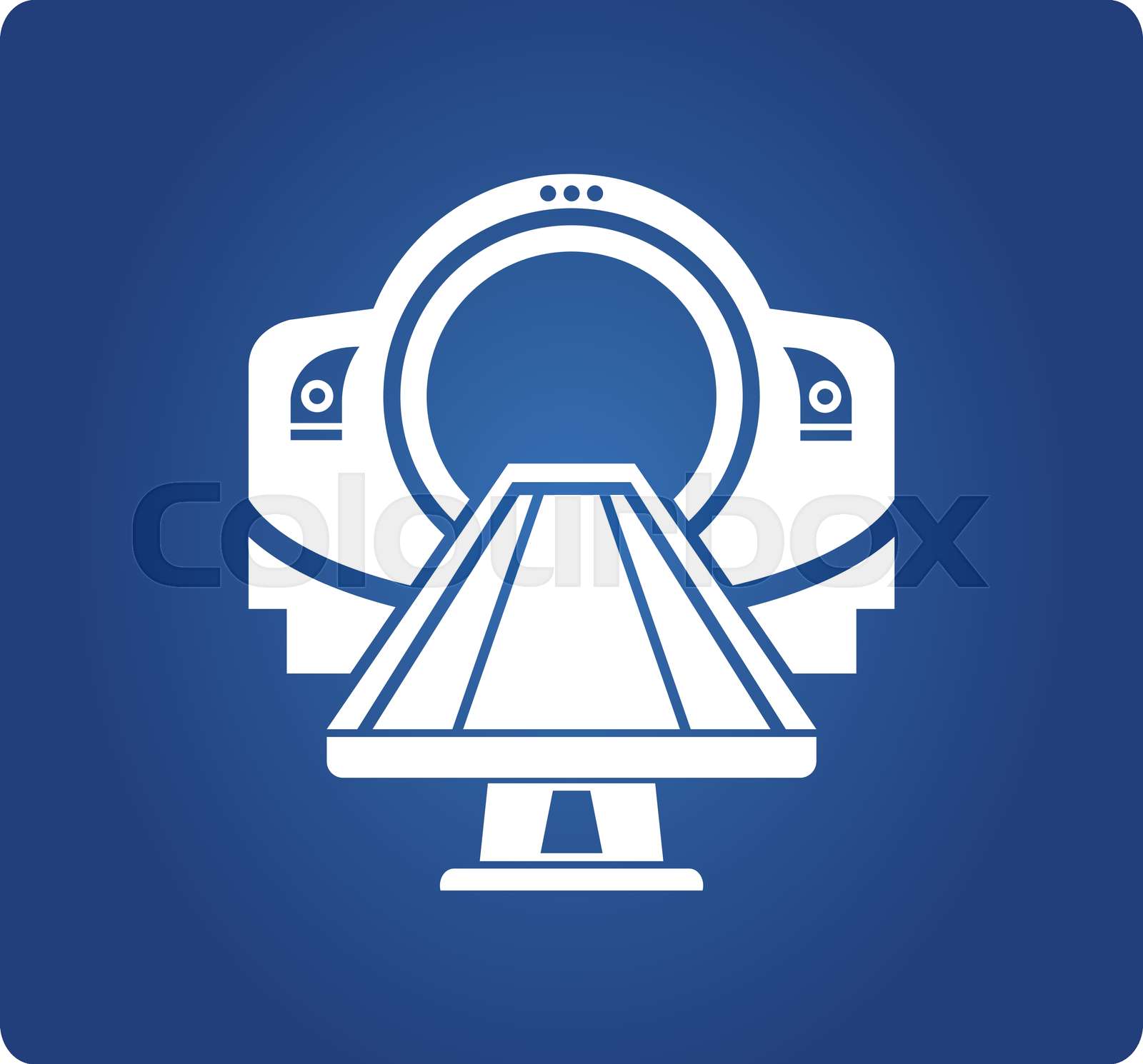 MRI scanner | Stock vector | Colourbox