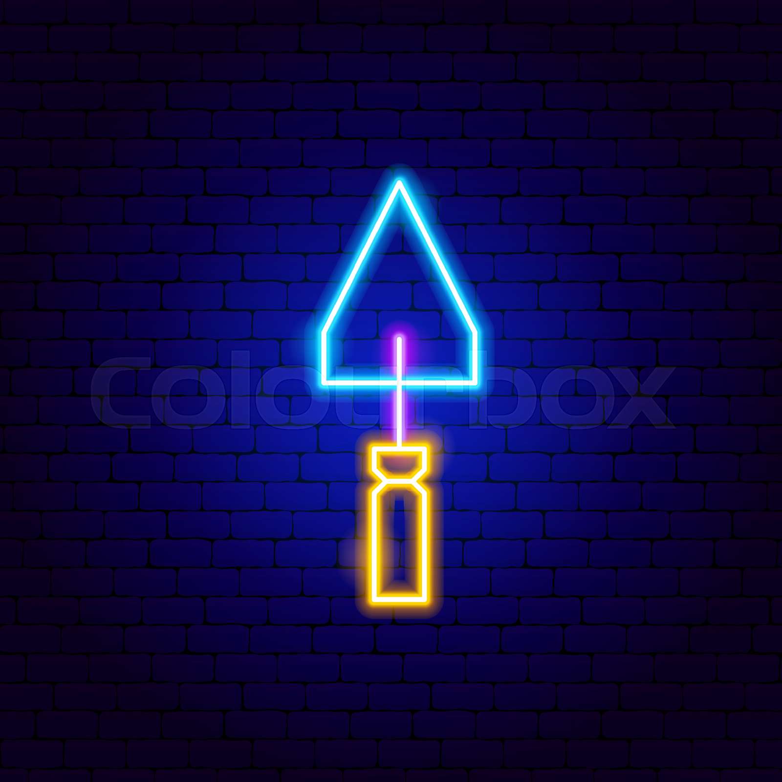 Scraper Neon Sign | Stock vector | Colourbox